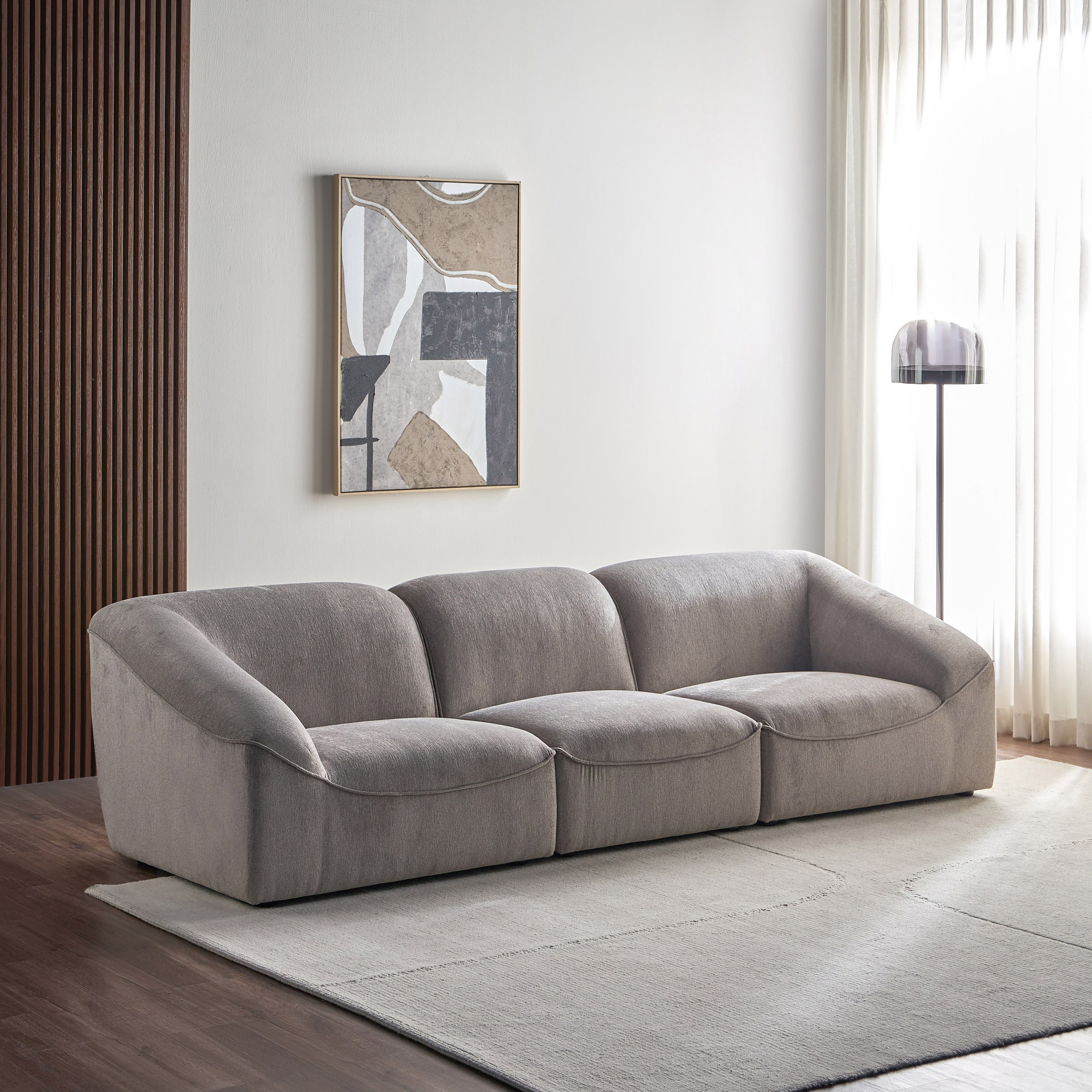 Shop Howard 4-Seater Fabric Sofa | Homecentre Oman