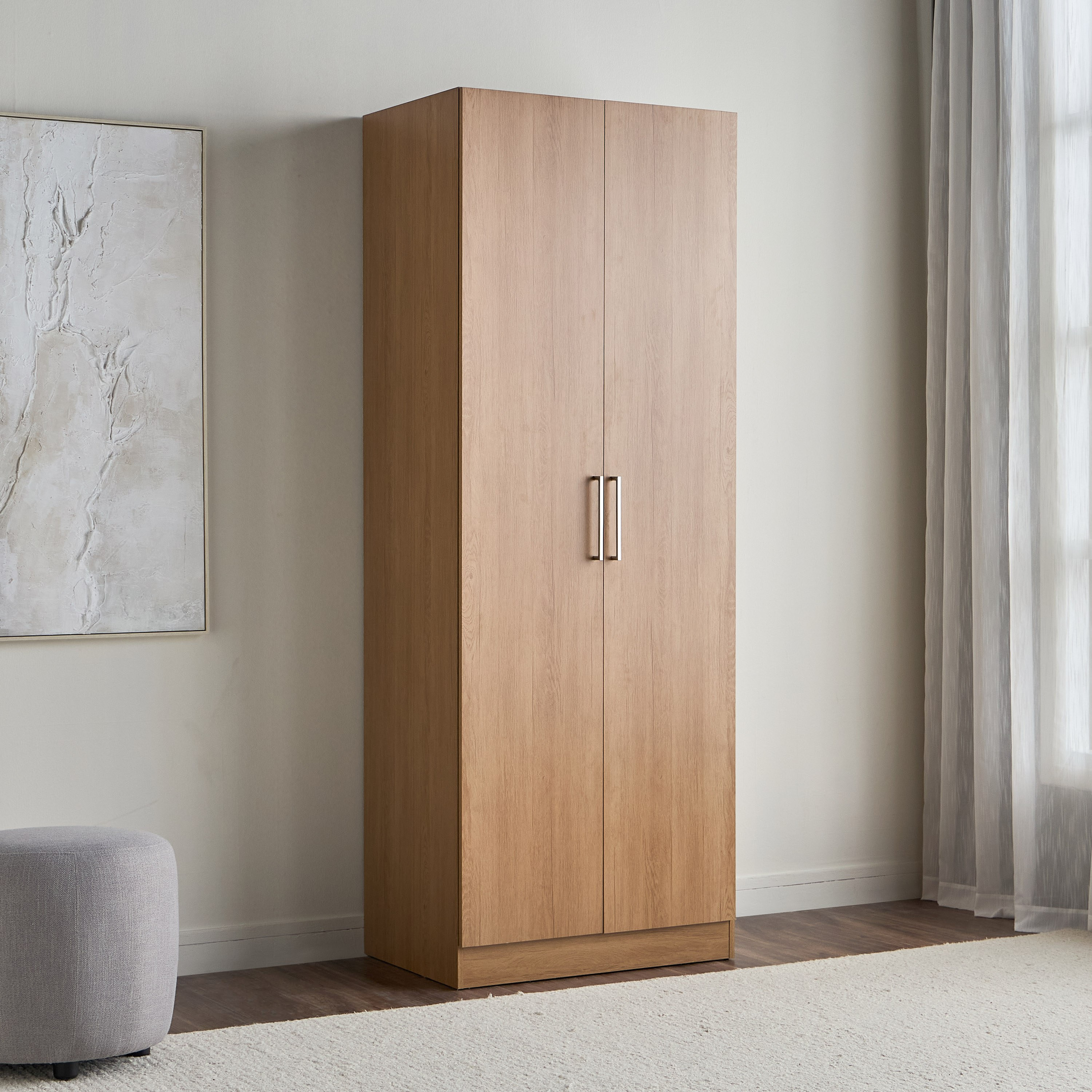 Shop Otis 2-Door Wardrobe | Home Centre Qatar