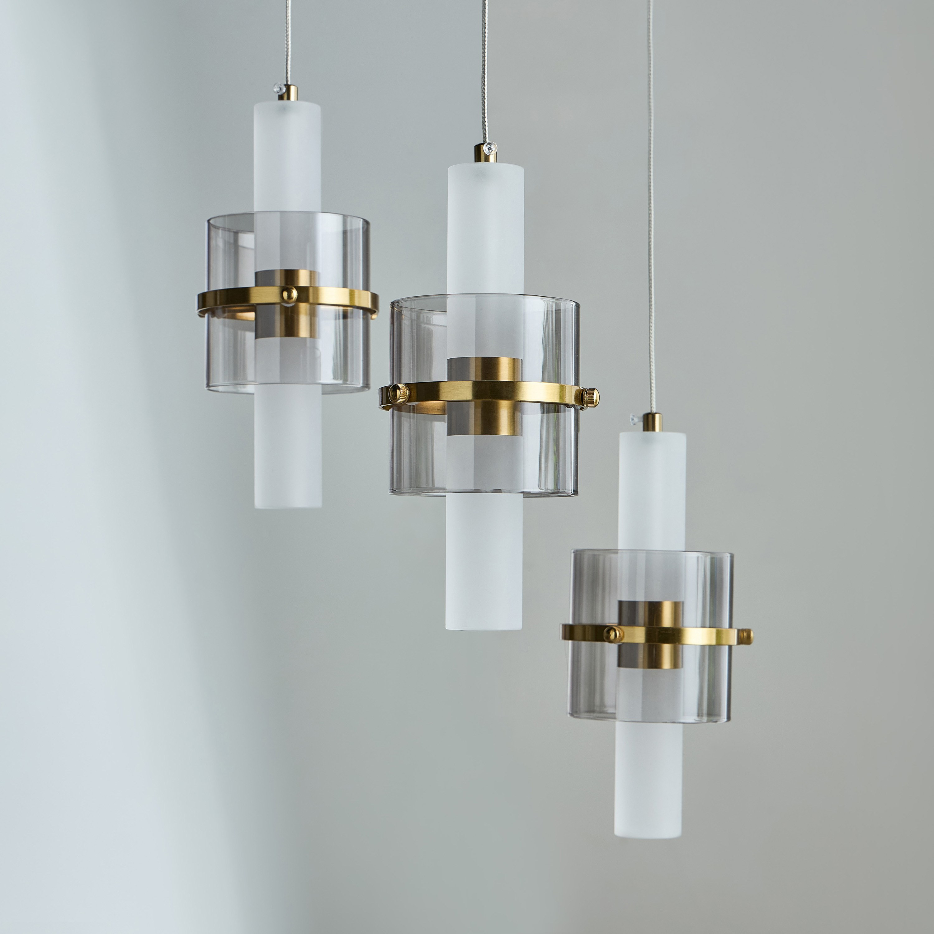 Shop Krish 5-Lights Glass Cluster Pendant Lamp | Home Centre UAE