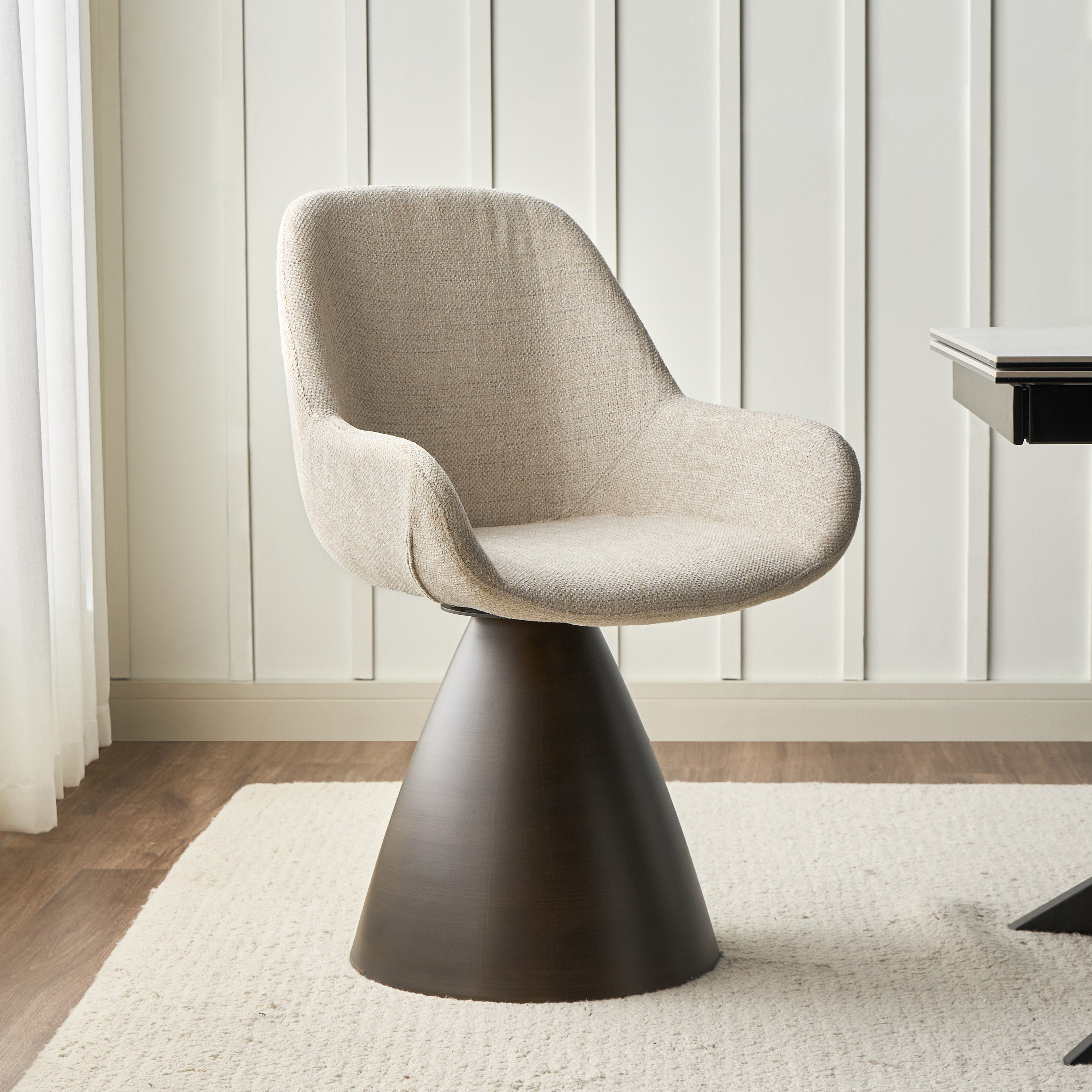 Shop Rowan Fabric Swivel Dining Chair | Homecentre Egypt