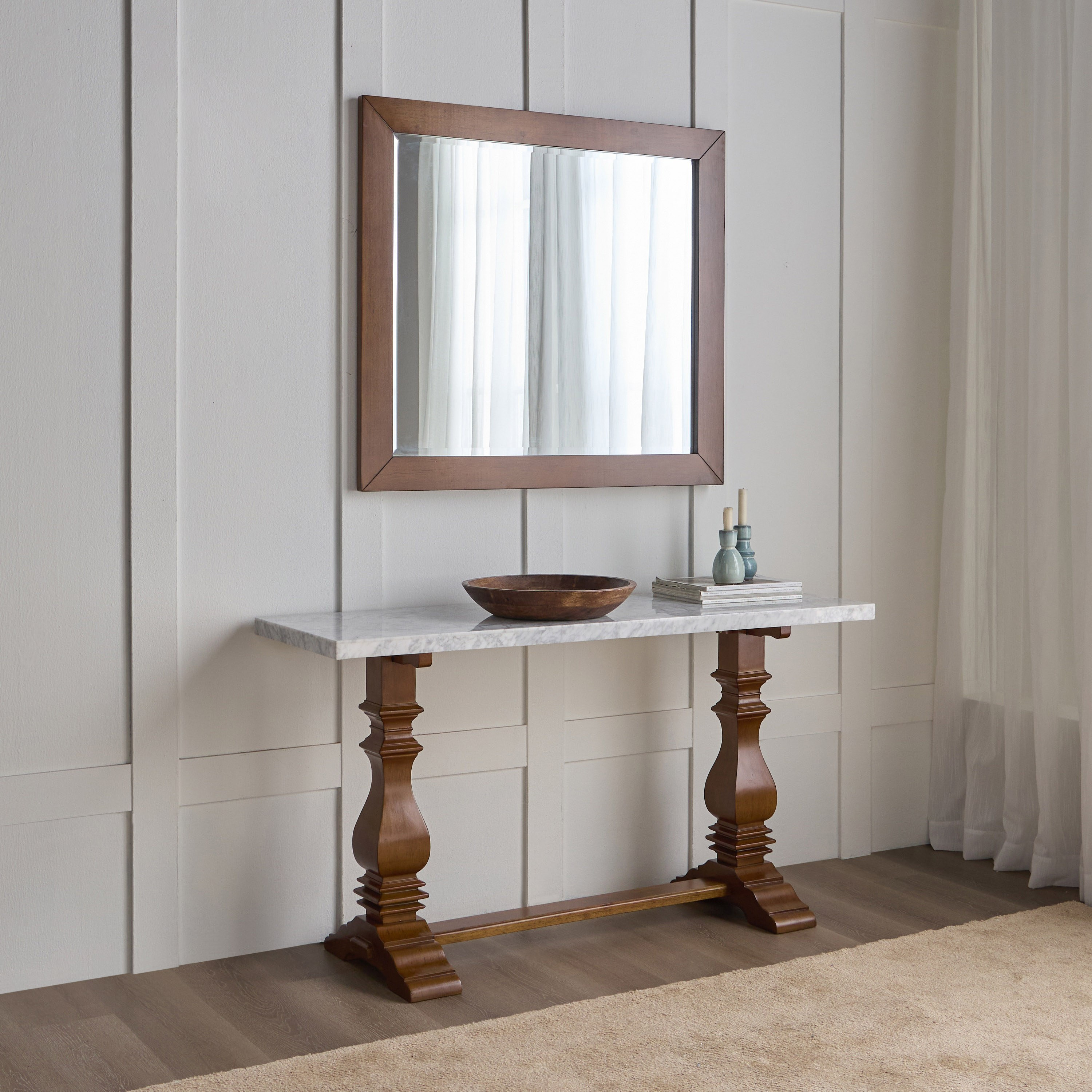 Shop Victor Console Table with Mirror | Home Centre KSA