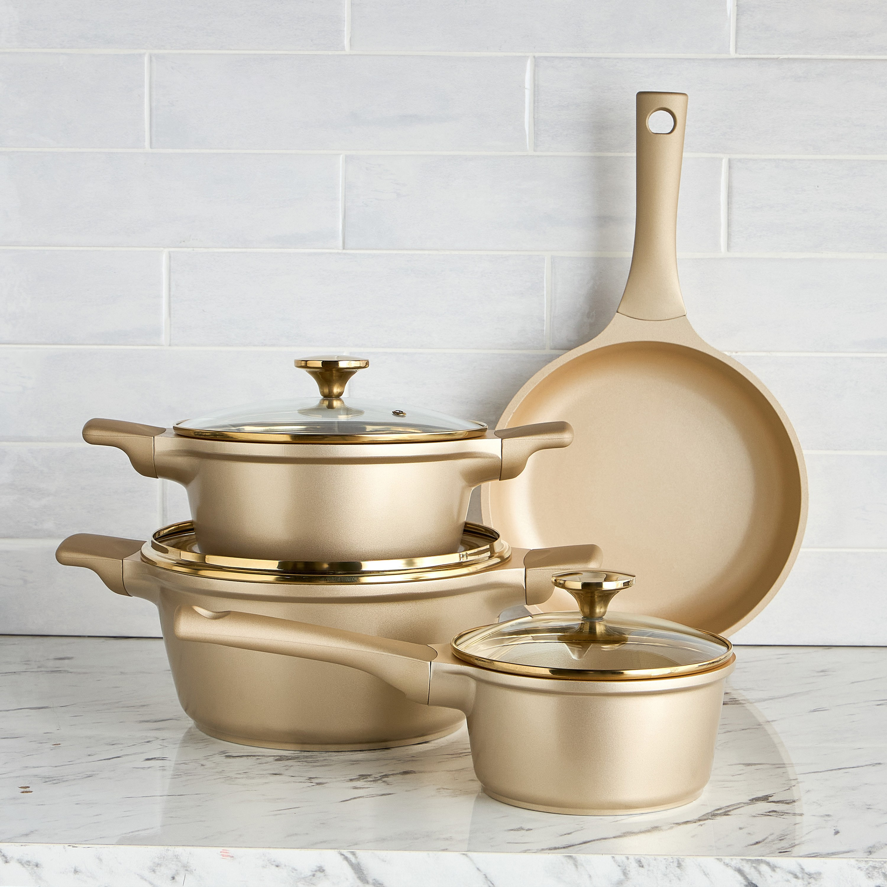 Shop Aurelia 7-Piece Die-Cast Induction Base Cookware Set | Home Centre UAE