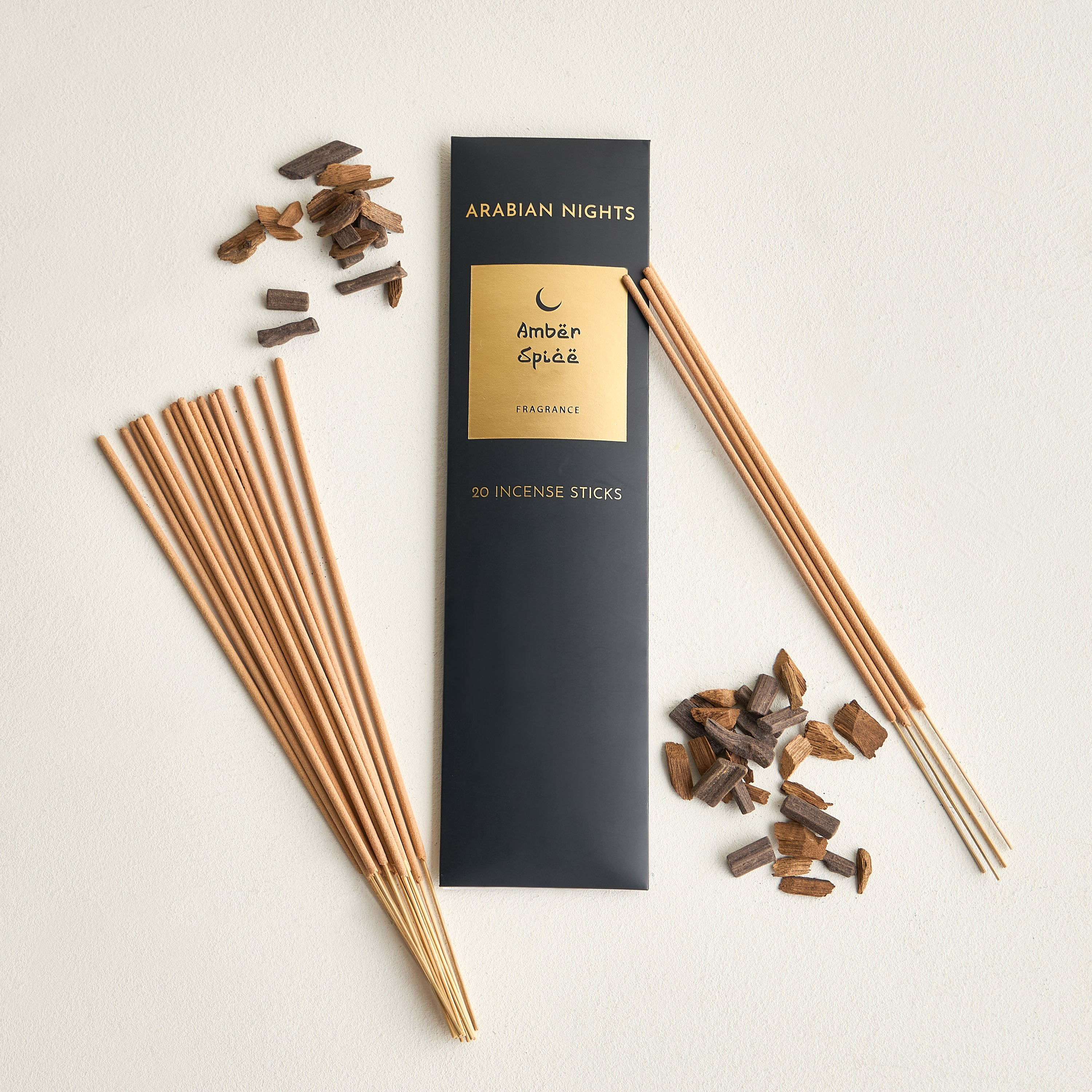 Shop Arabian Nights Amber Spice Incense Stick - Set of 20 Online | Home ...