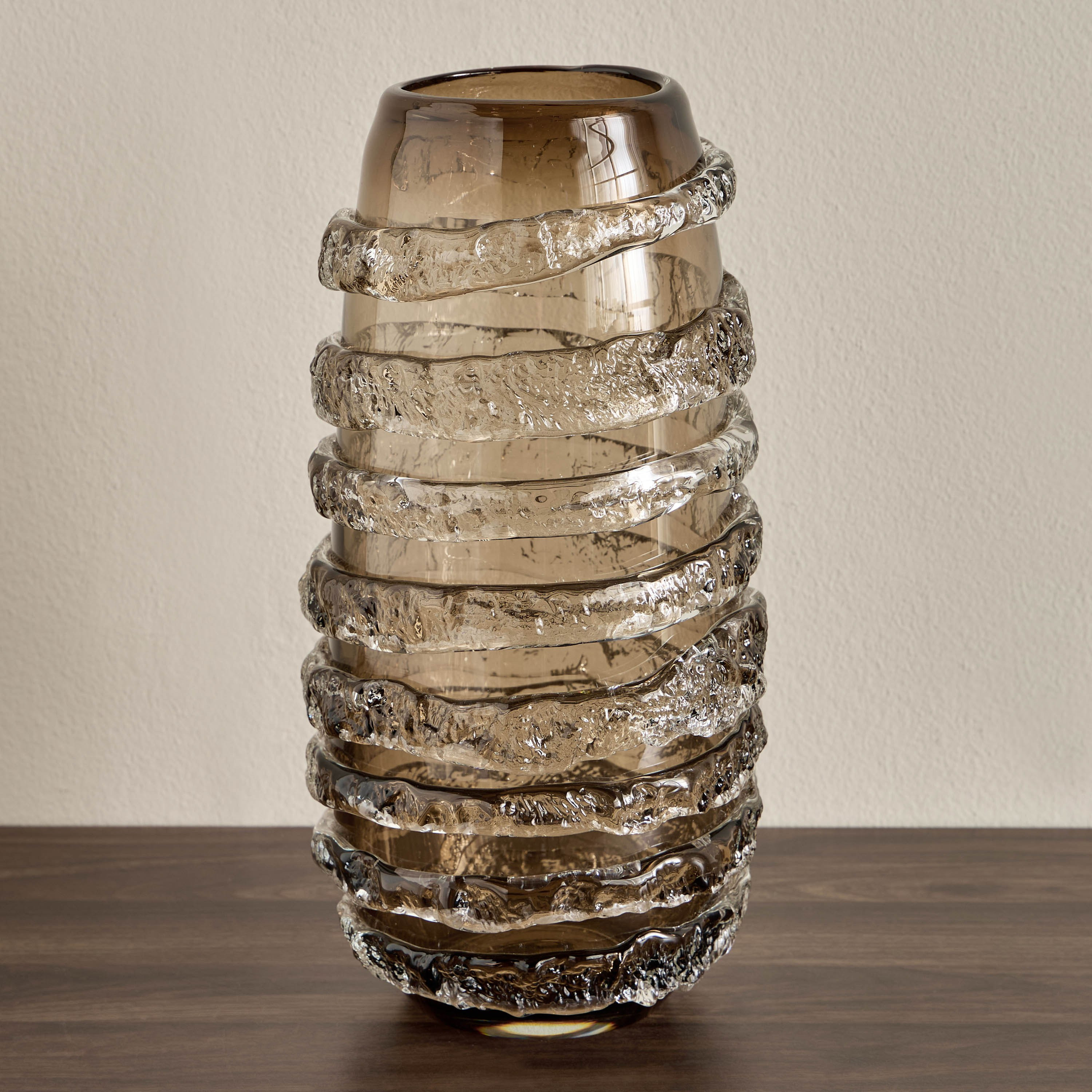 Shop Tamara Glass Vase - 37 cm Online | Home Centre UAE