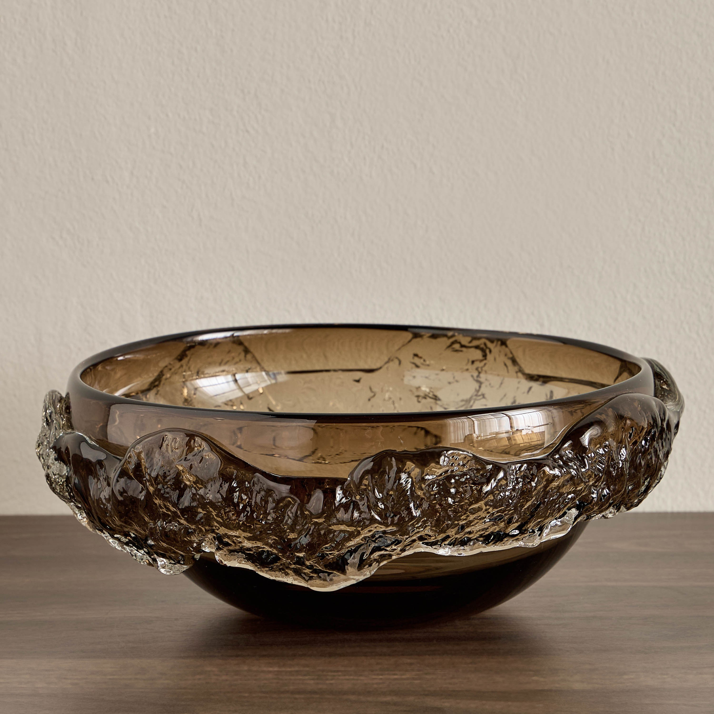 Shop Tamara Glass Decorative Bowl - 30x30 cm Online | Home Centre UAE