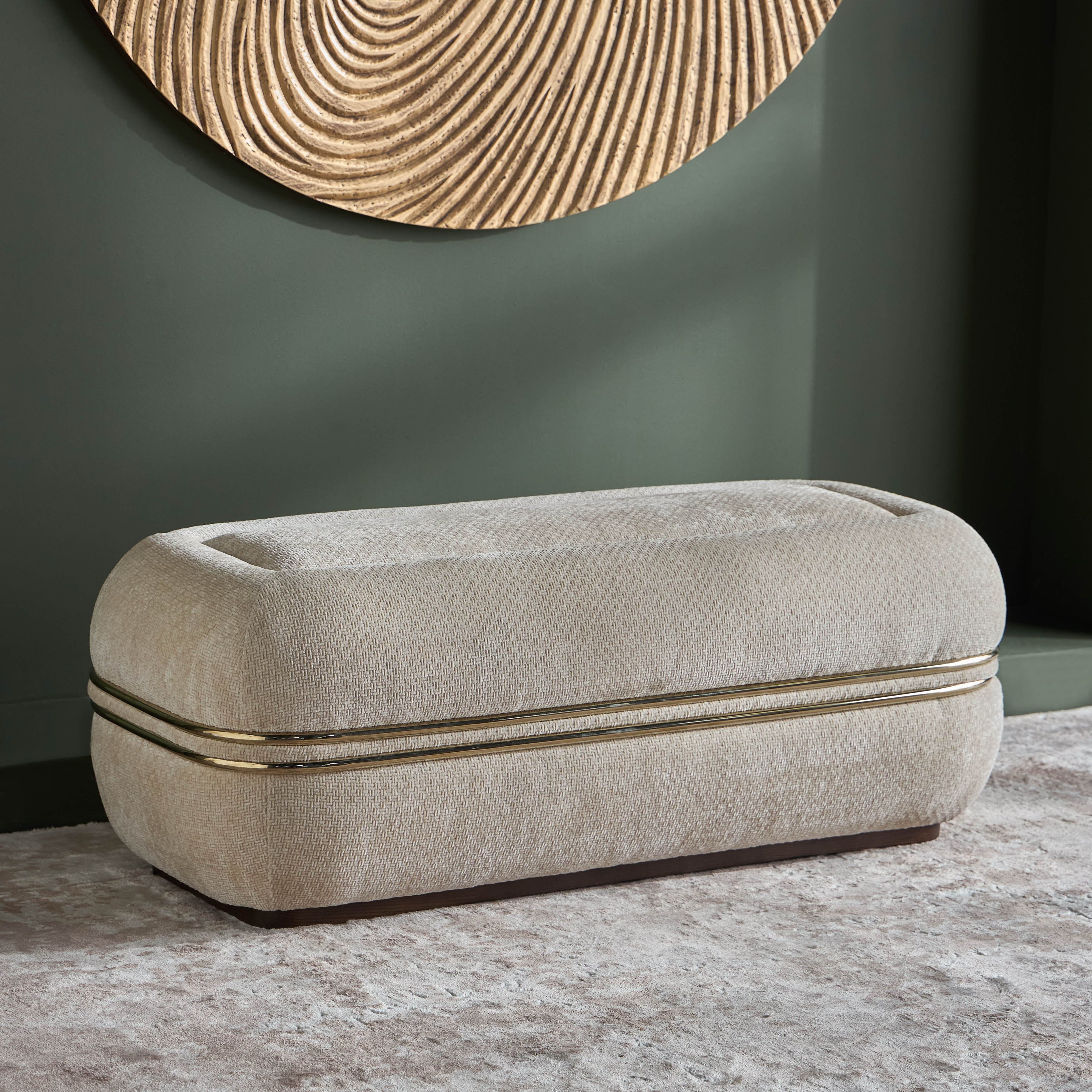 Shop Nexus Fabric Bench | Home Centre Qatar