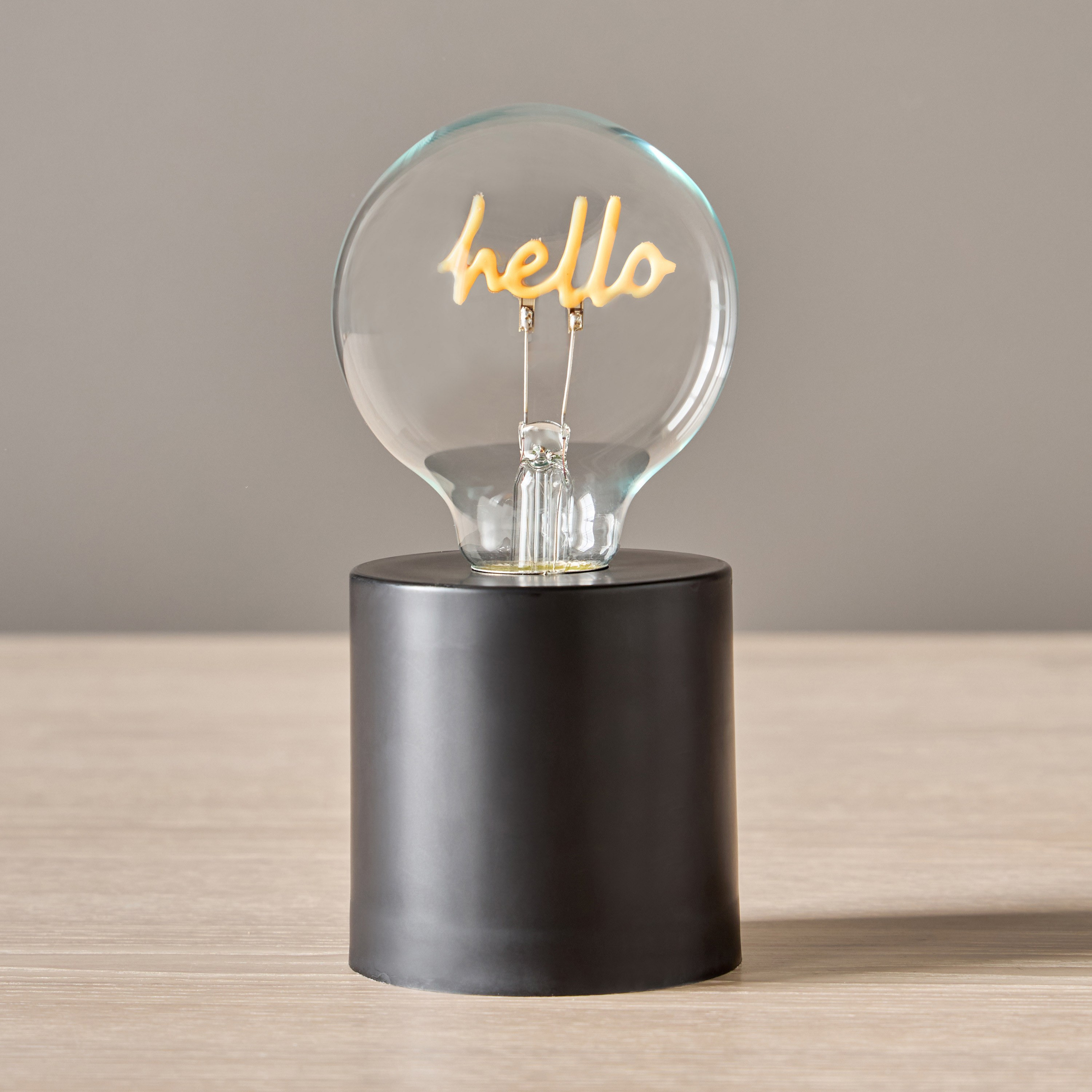 Shop Hello LED Filament Decorative Lamp | Homecentre Qatar