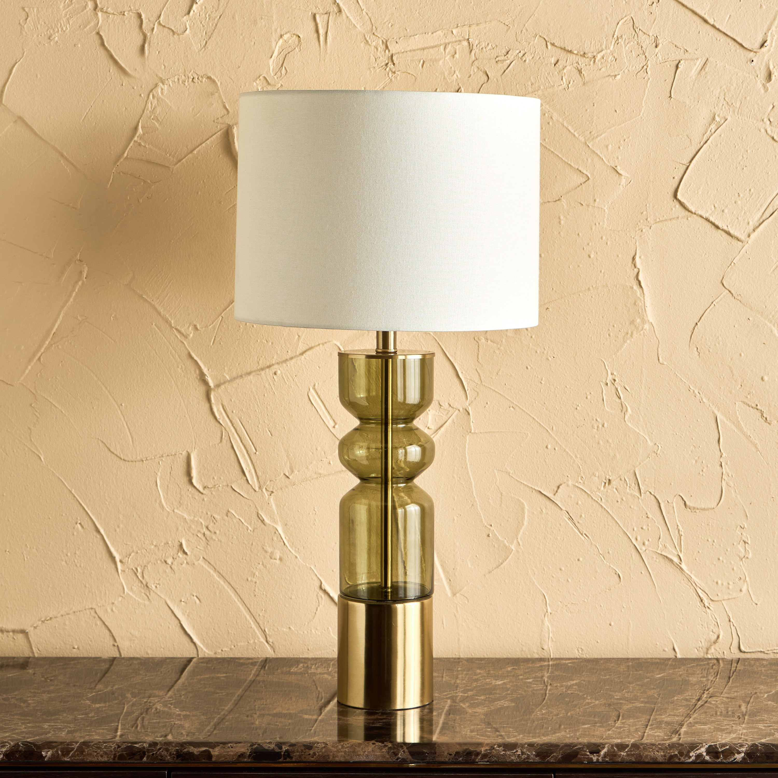 Shop Logan Glass Table Lamp - 77 cm | Homecentre Oman