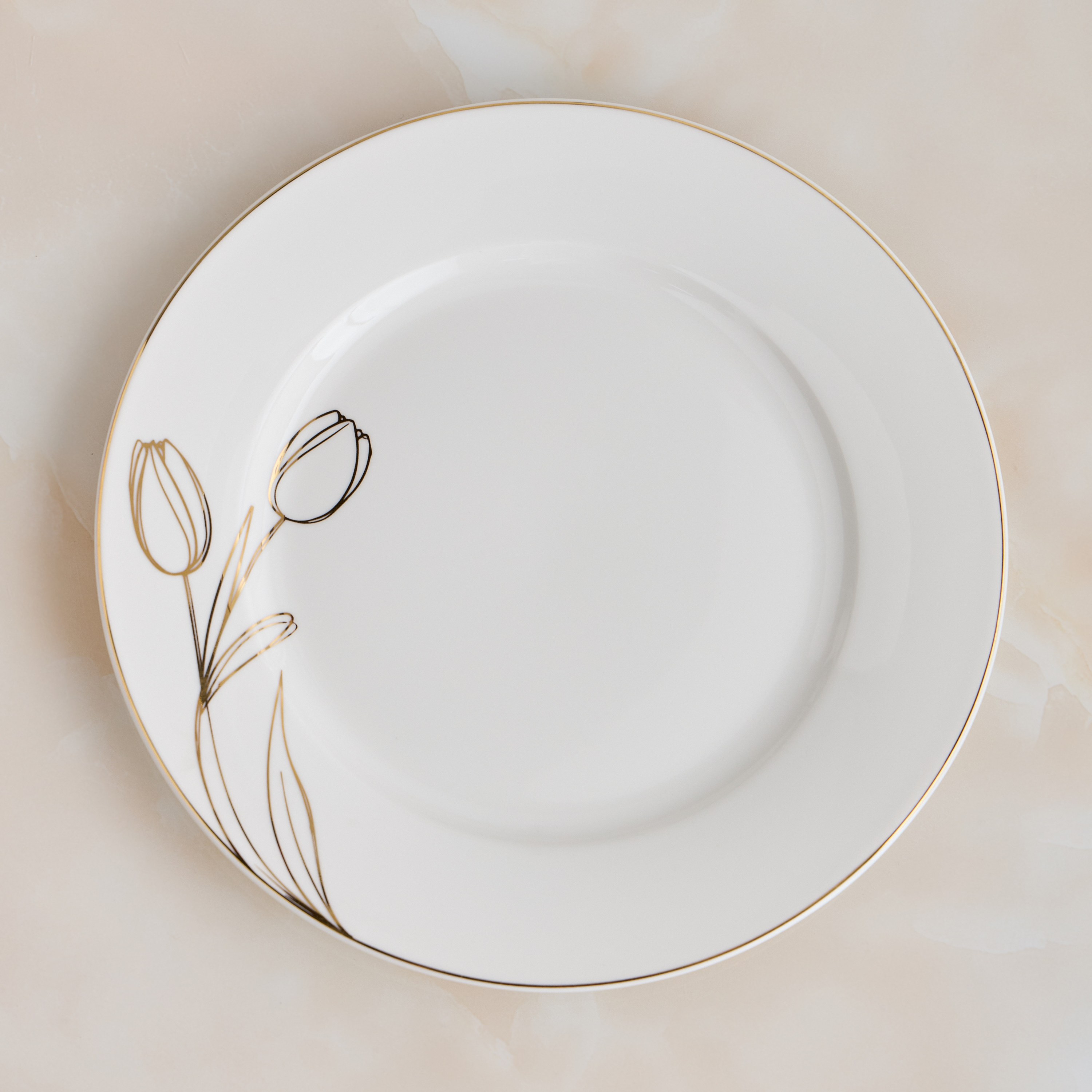 Shop Tulip Porcelain Side Plate - 19 cm | Homecentre Oman
