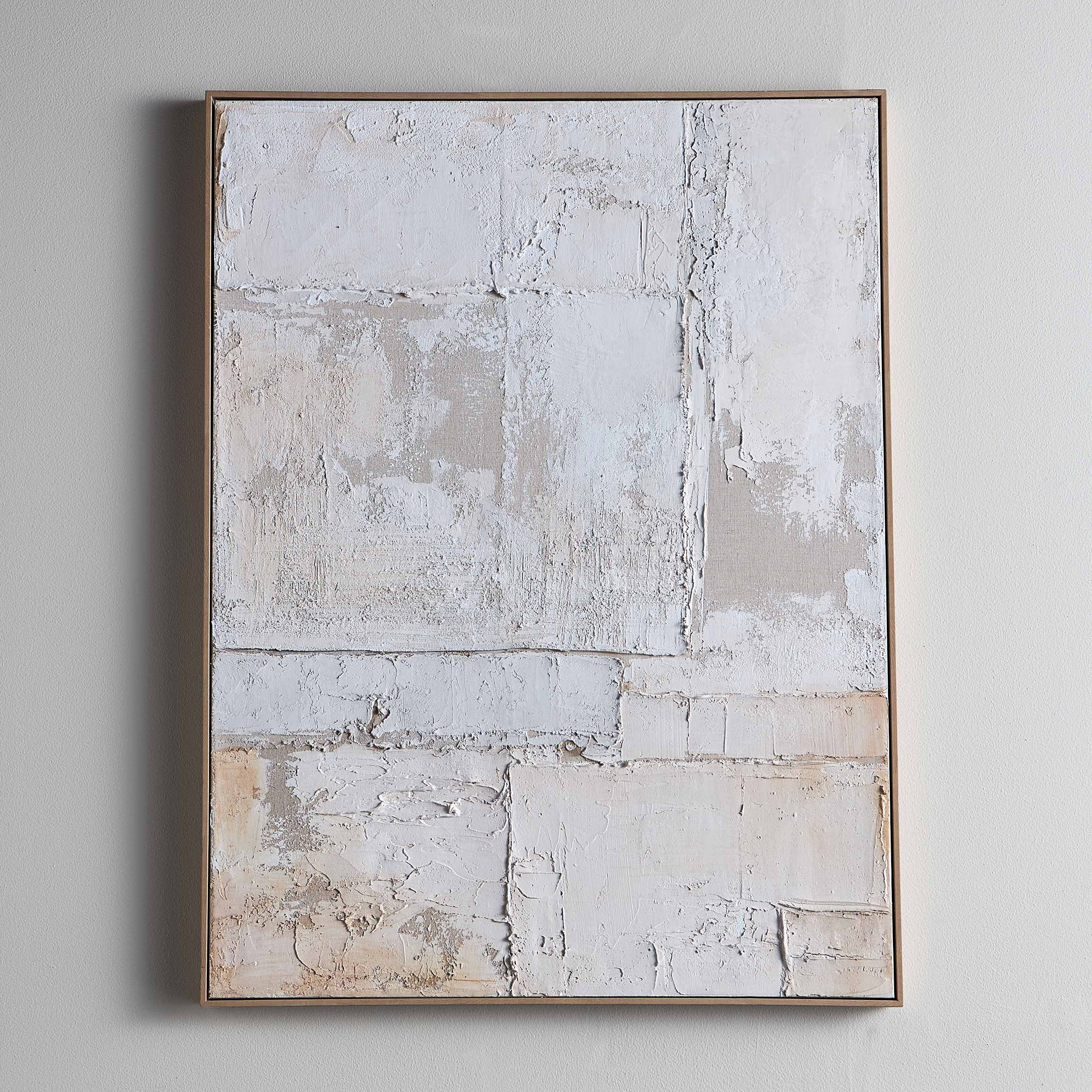 Shop Jase Framed Hand-painted Canvas Wall Art - 90x120 cm | Home Centre UAE