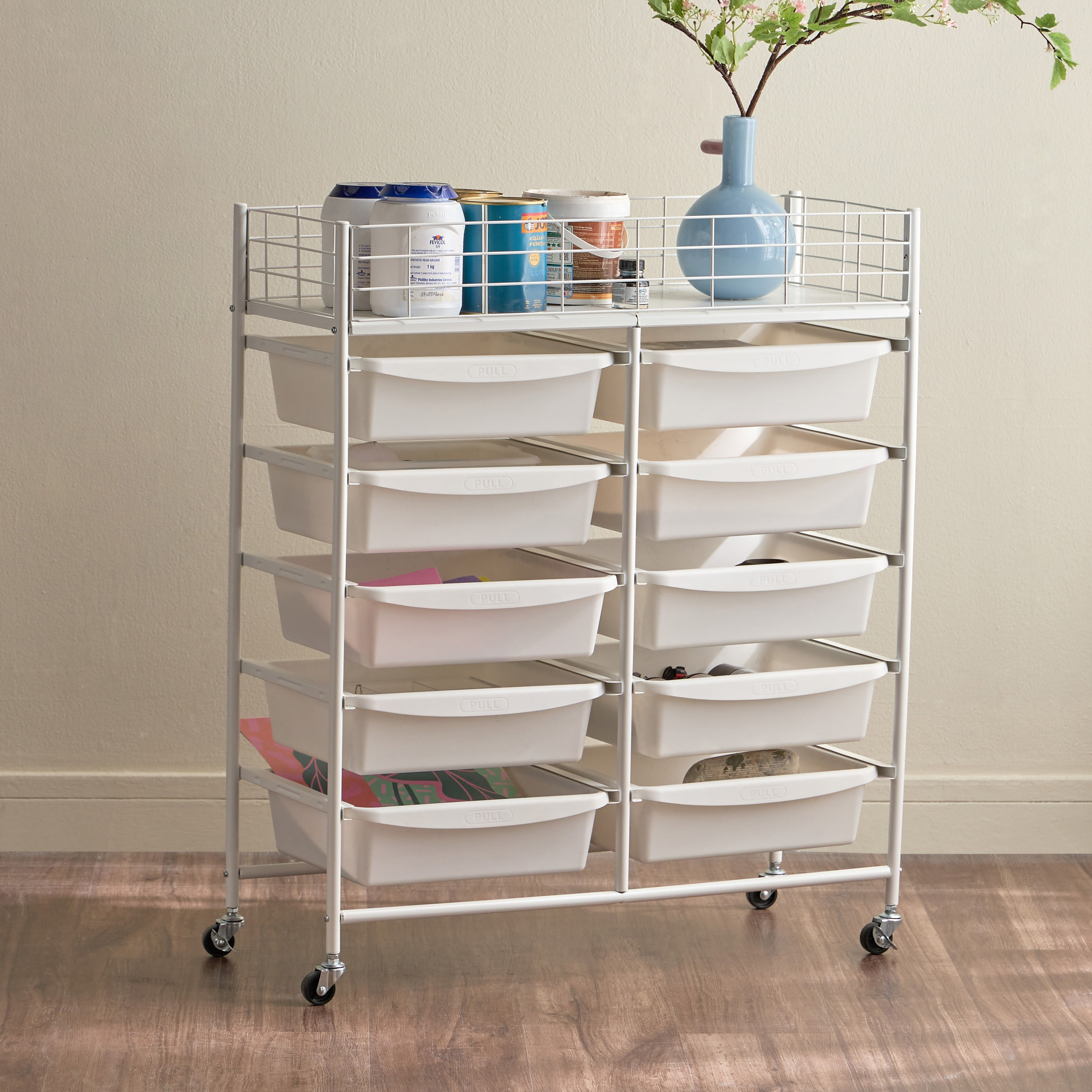 Shop Vernon 10-Tier Storage Rack - 33x78 cm | Home Centre UAE