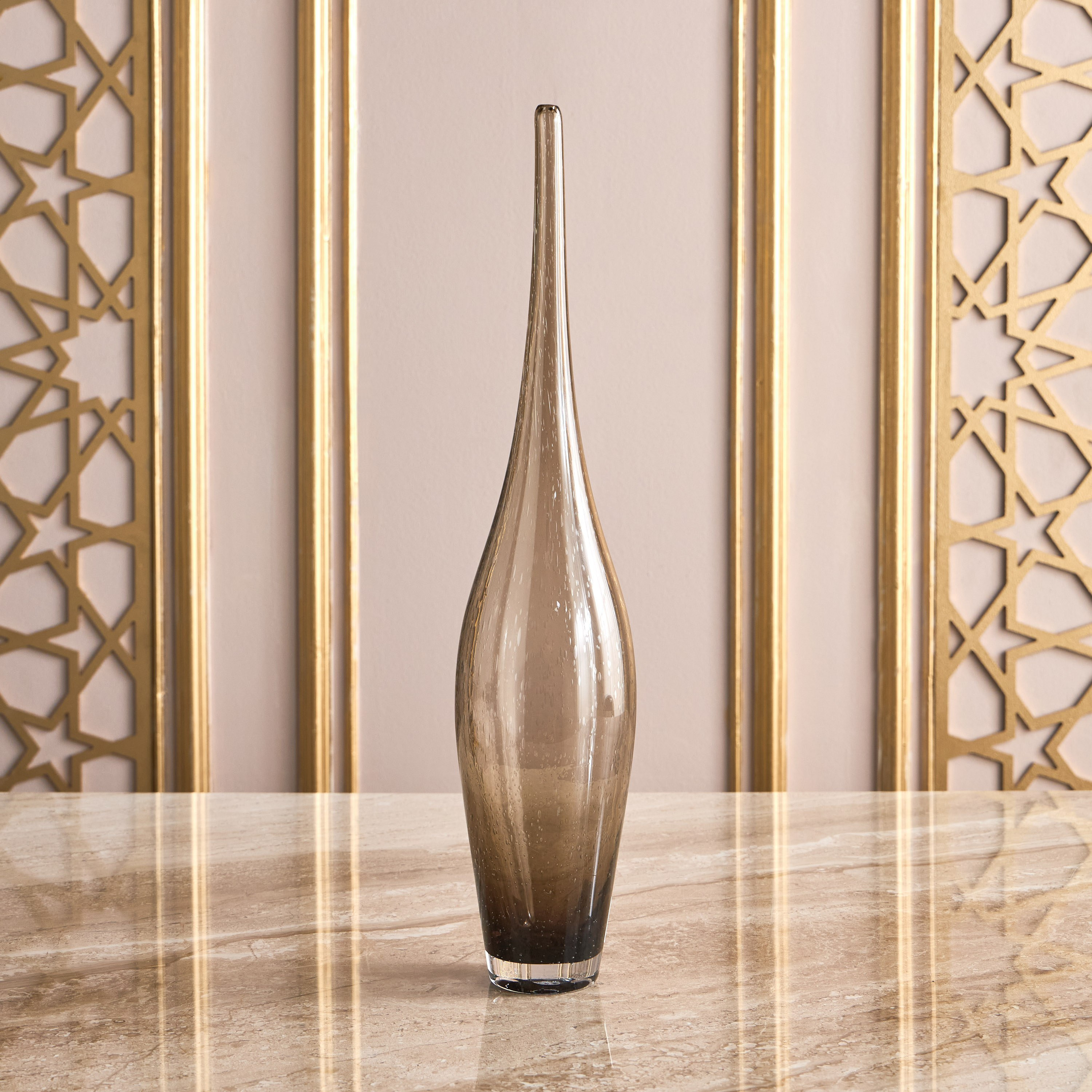 Buy Amirah Glass Floor Vase - 60 cm Online | Centrepoint Qatar