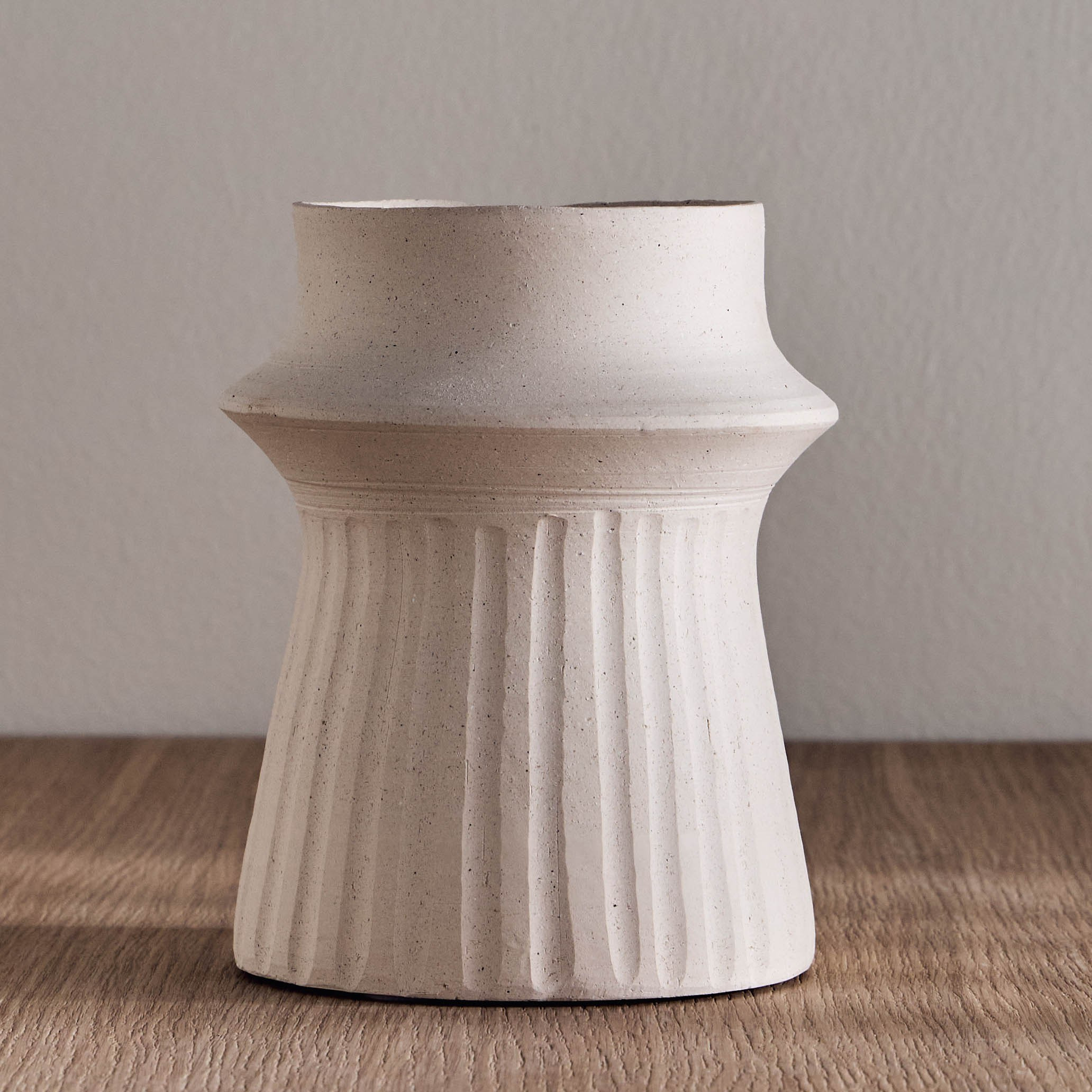 Shop Qubba Ceramic Vase - 21 cm Online | Home Centre UAE