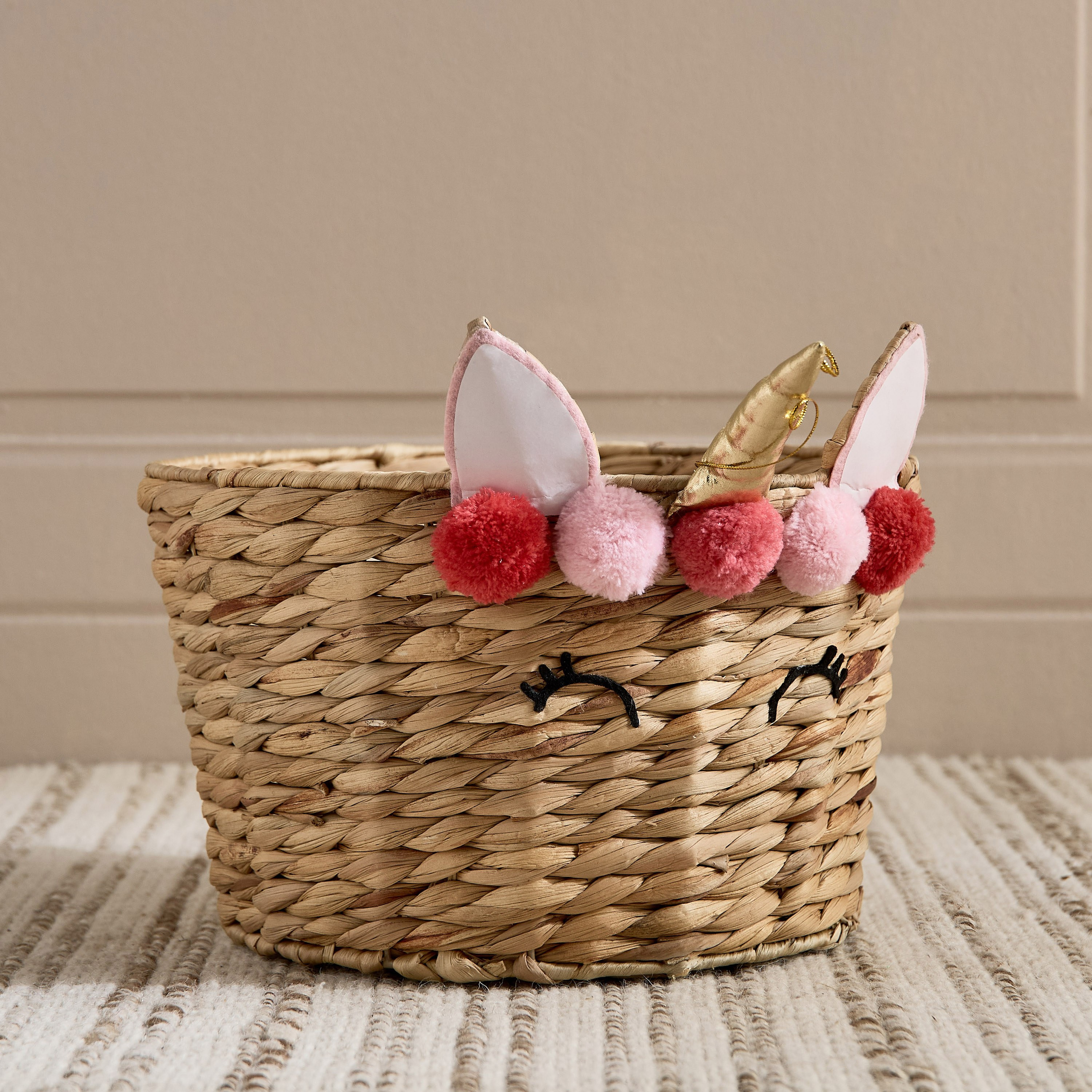 Shop Esmeralda Unicorn Water Hyacinth Storage Basket Online ...