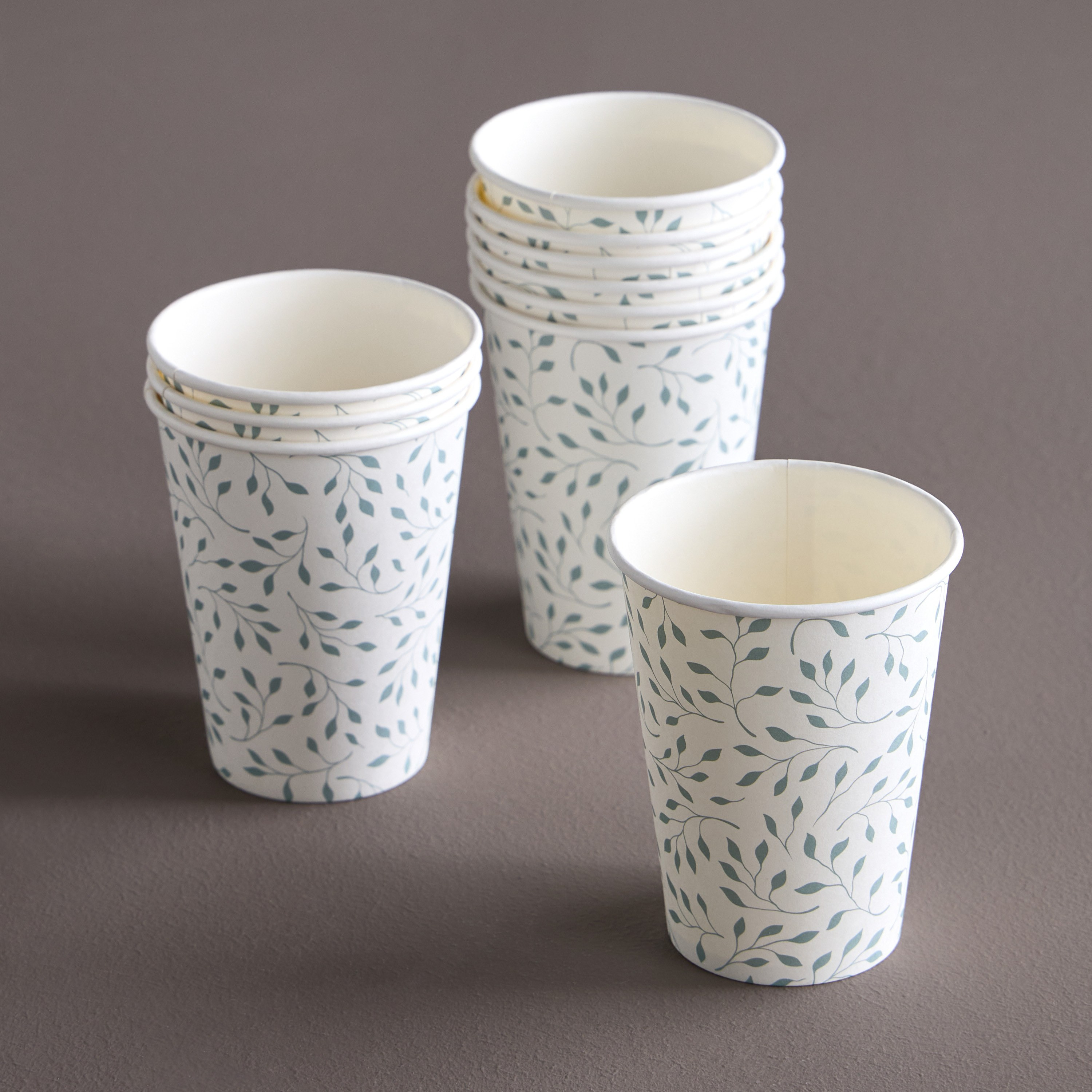 Shop Livs Ellipse 10-Piece Wood Pulp Disposable Cup Set - 360 ml ...