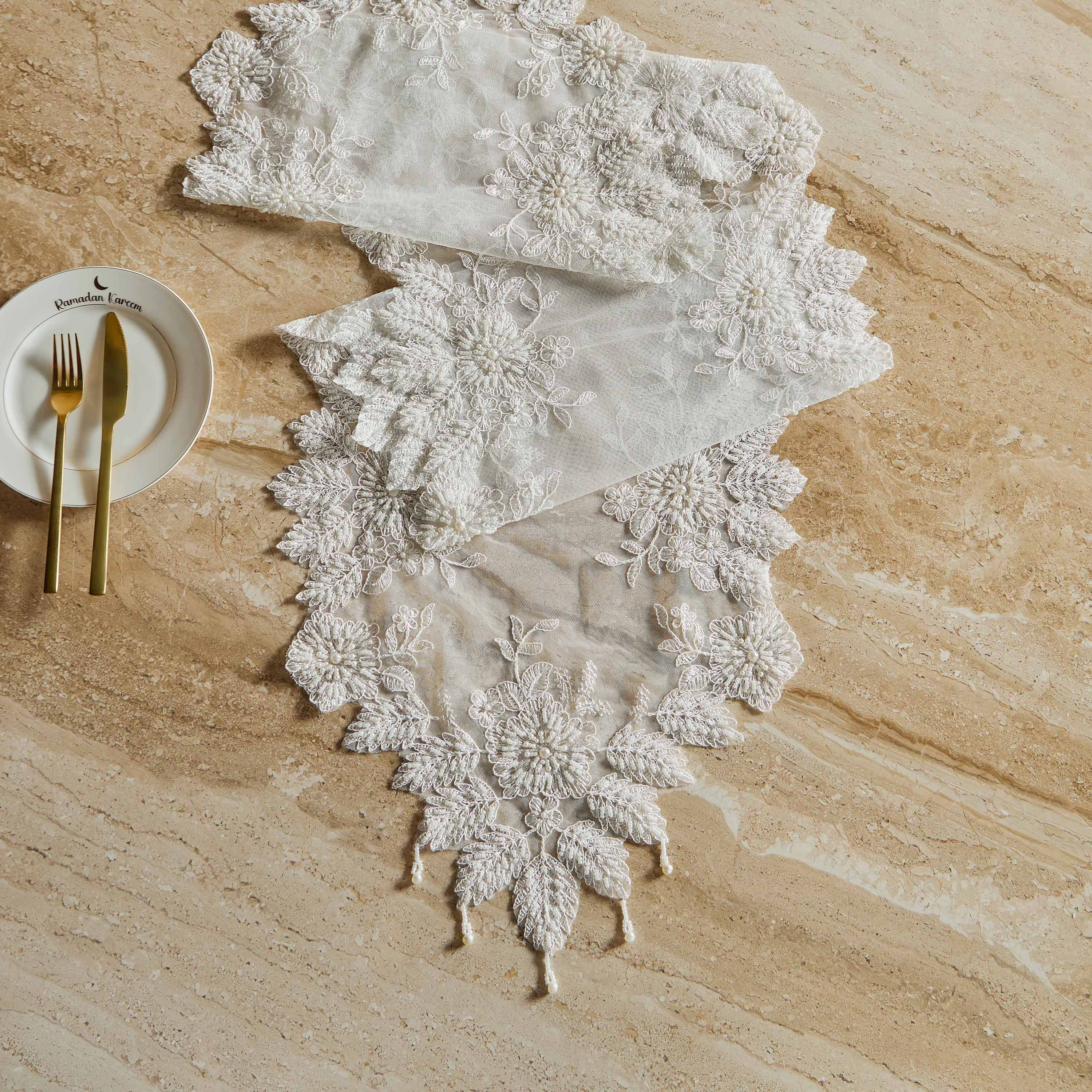 Shop Walima Table Runner - 40x180 cm | Home Centre UAE