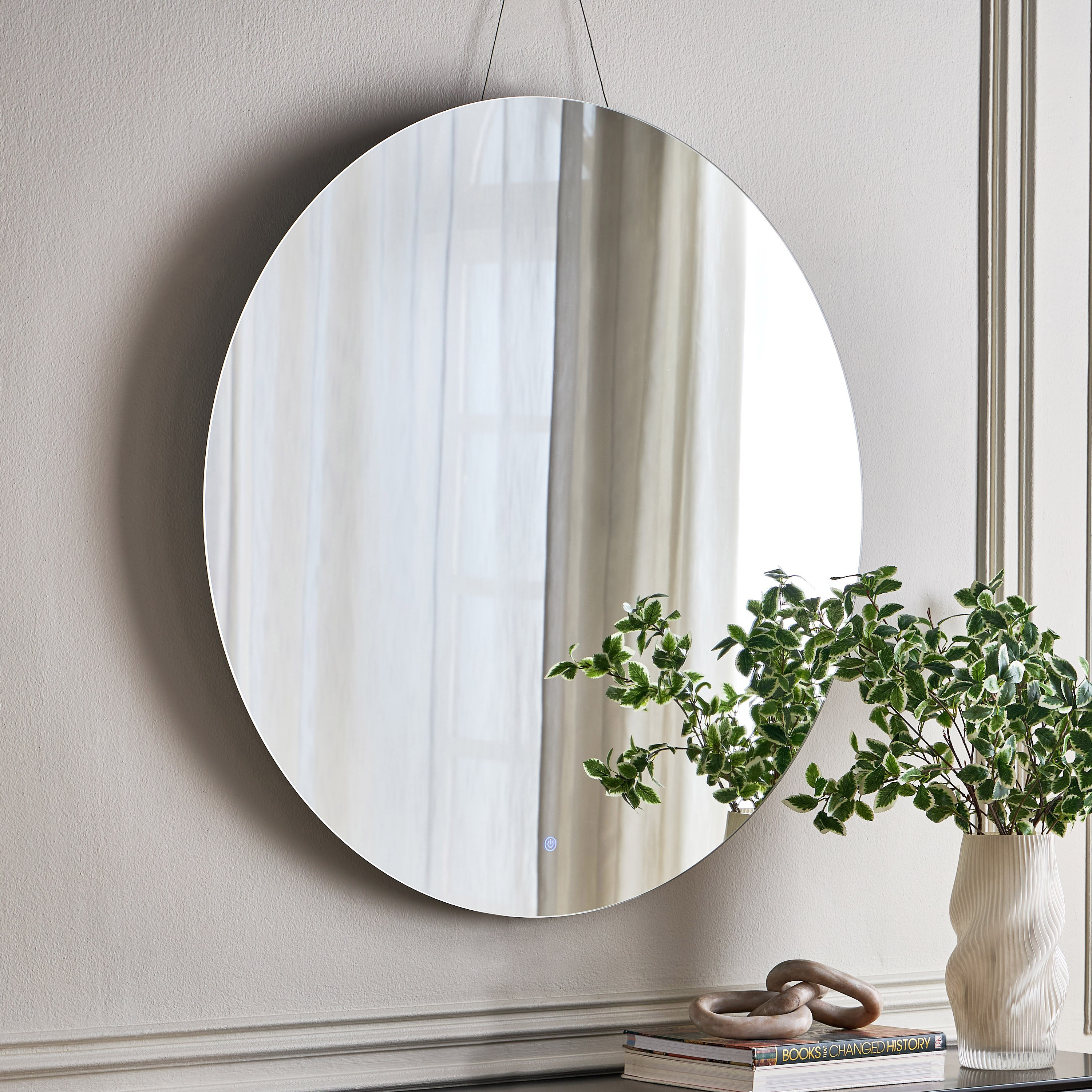 Shop Hylas LED Wall Mirror - 100 cm | Home Centre UAE