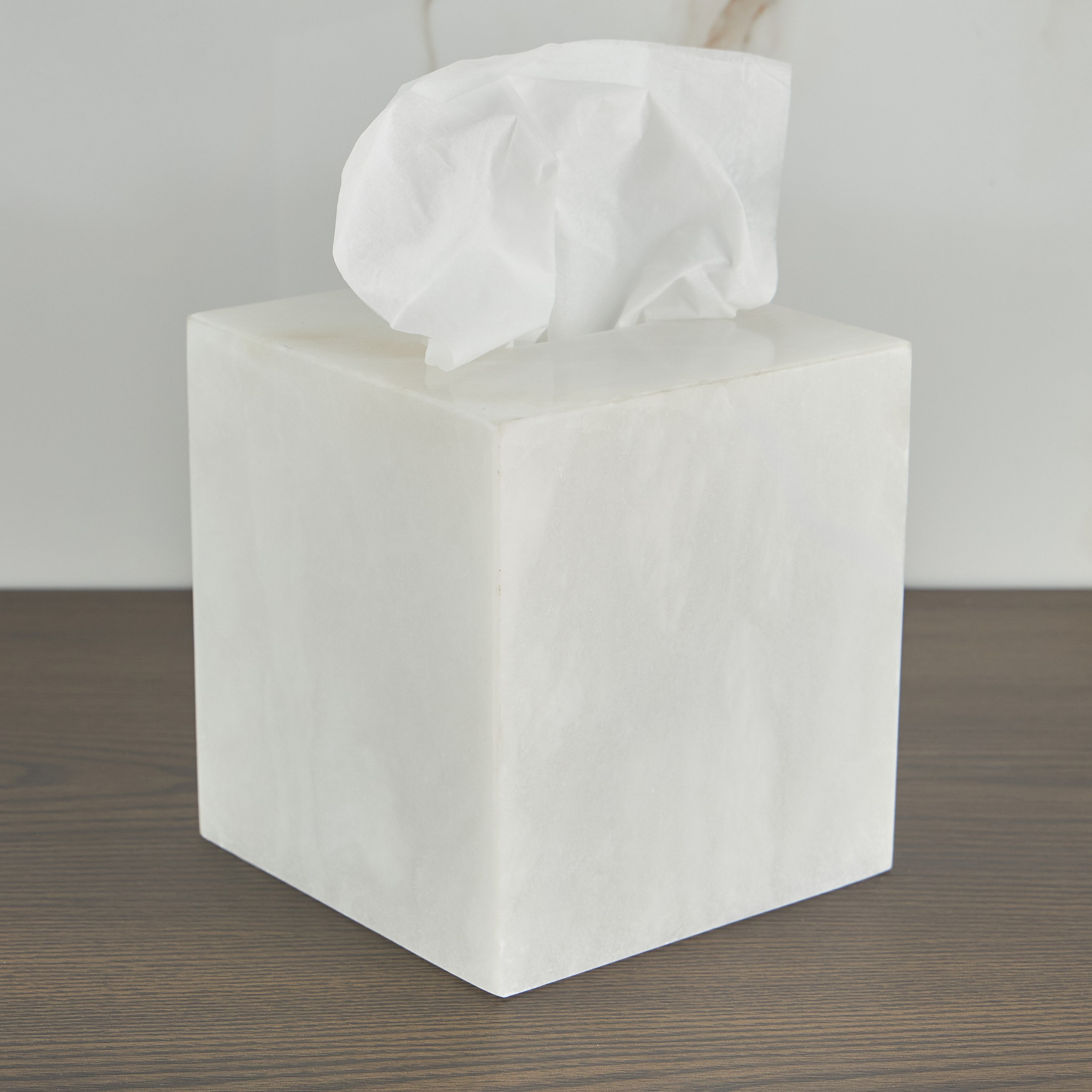 Shop Spanish Alabaster Tissue Box | Home Centre Qatar