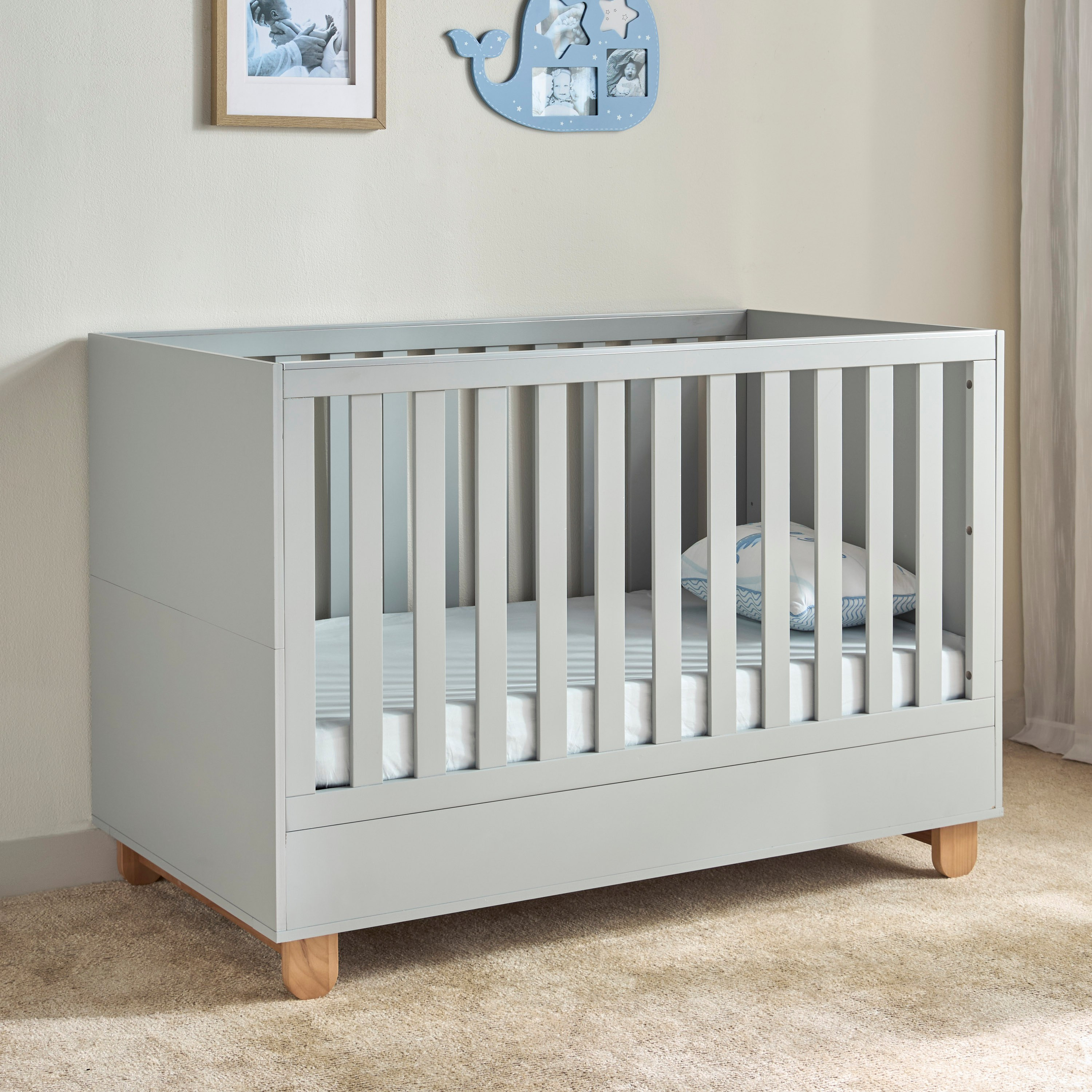 Shop Ruby 2-in-1 Convertible Cot - 70x130 cm | Homecentre Oman