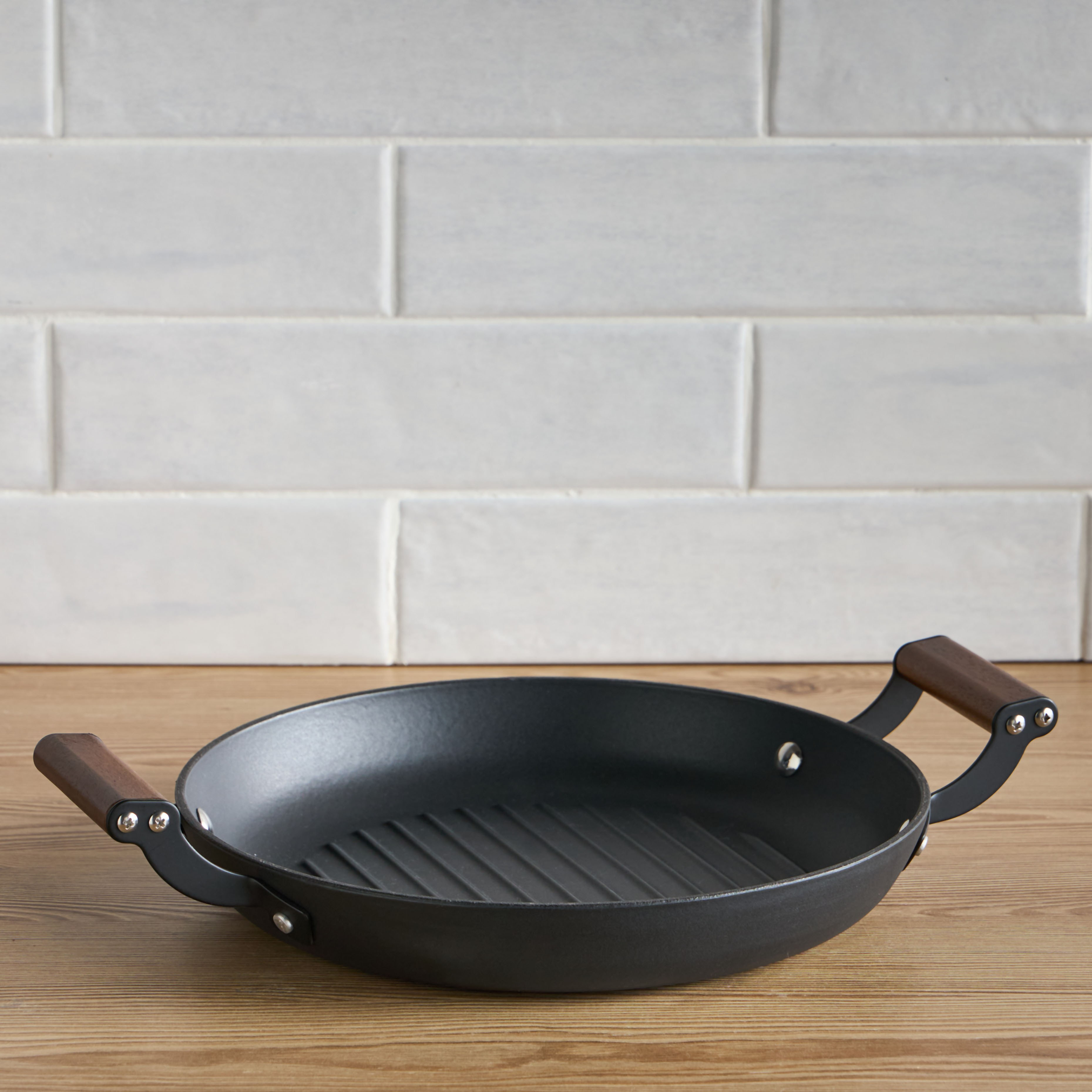 Shop Blacksmith Pressed Iron Grill Pan - 28 cm | Home Centre Kuwait
