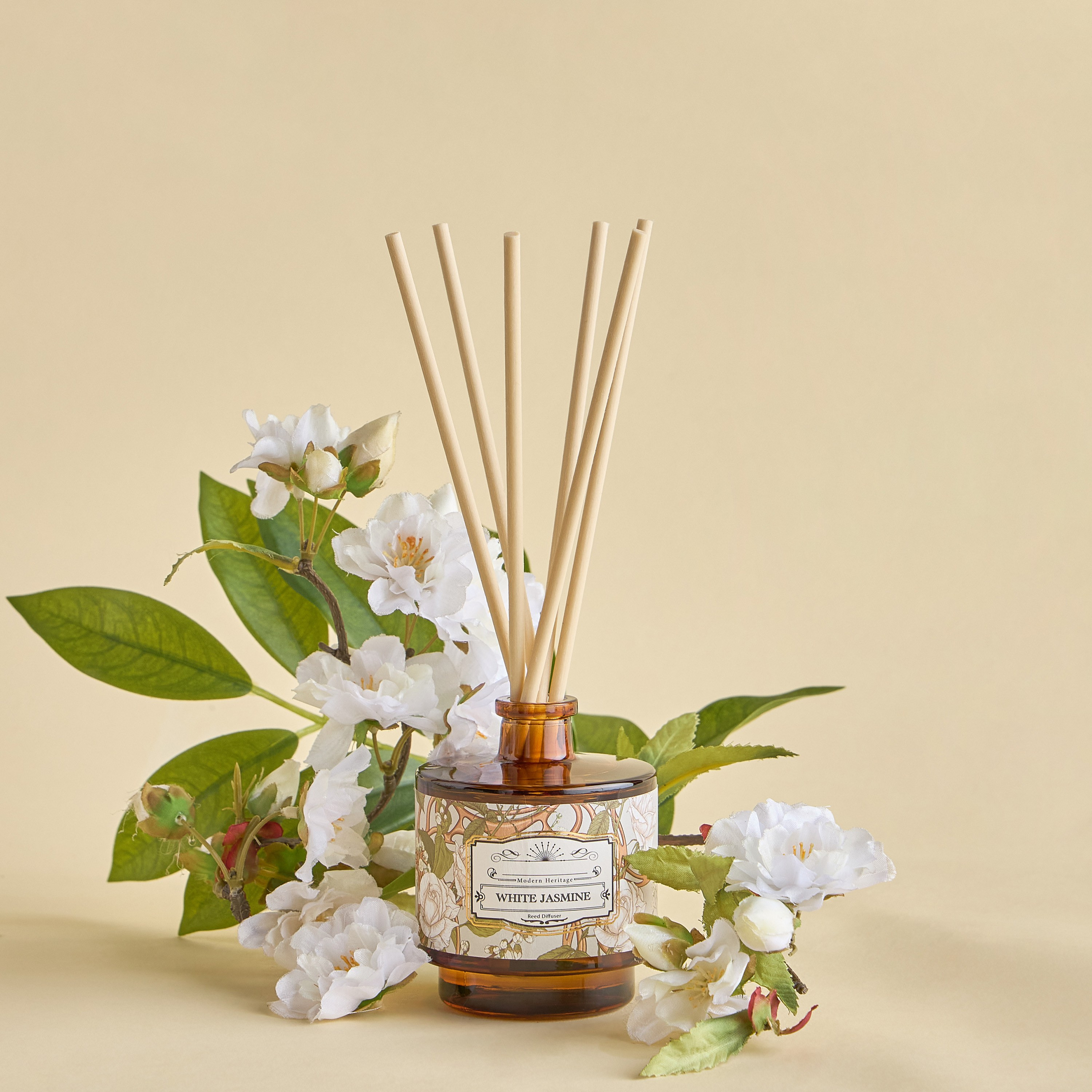Shop Heritage White Jasmine Reed Diffuser - 100 ml Online | Home Centre UAE