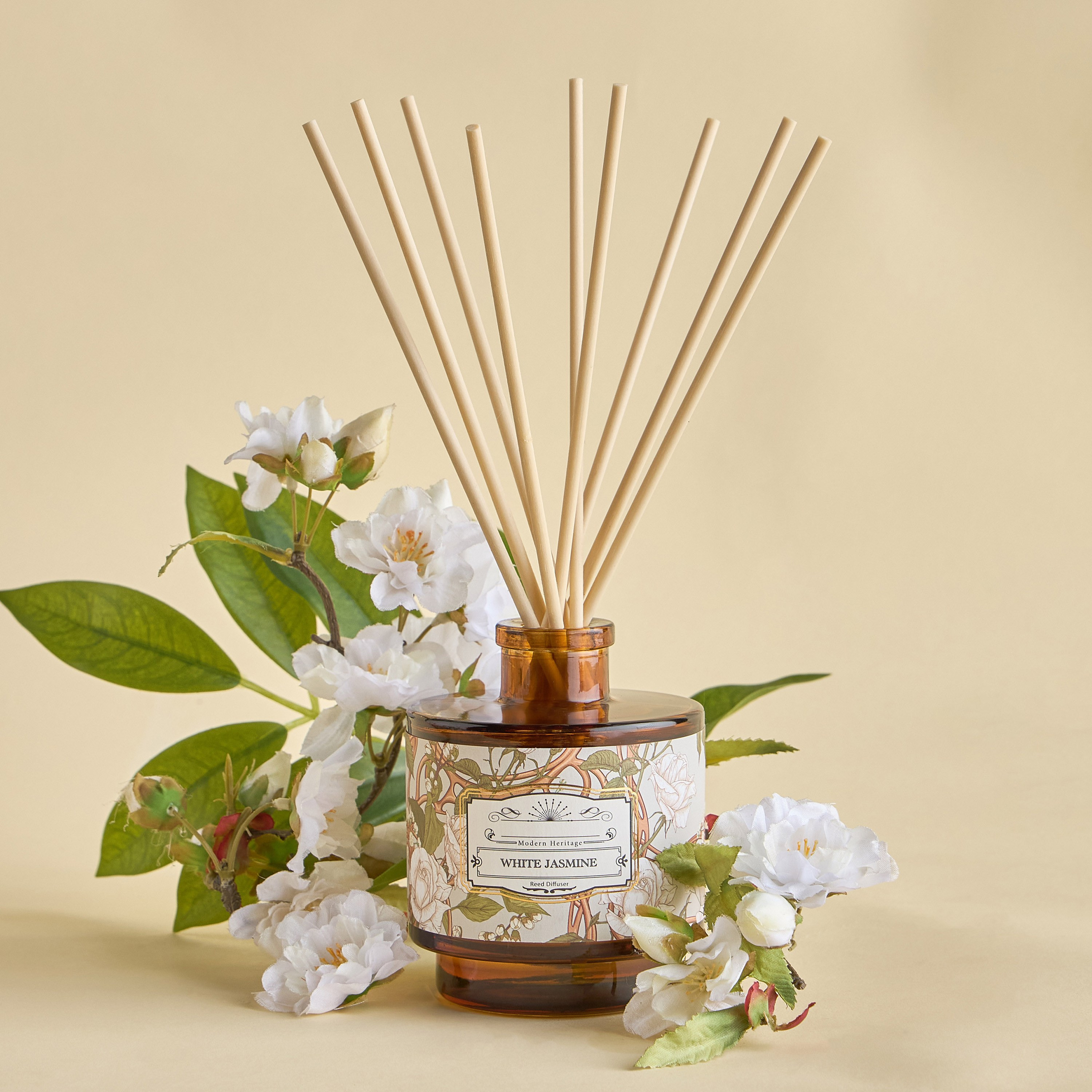 Shop Heritage White Jasmine Reed Diffuser - 200 ml Online | Home Centre UAE