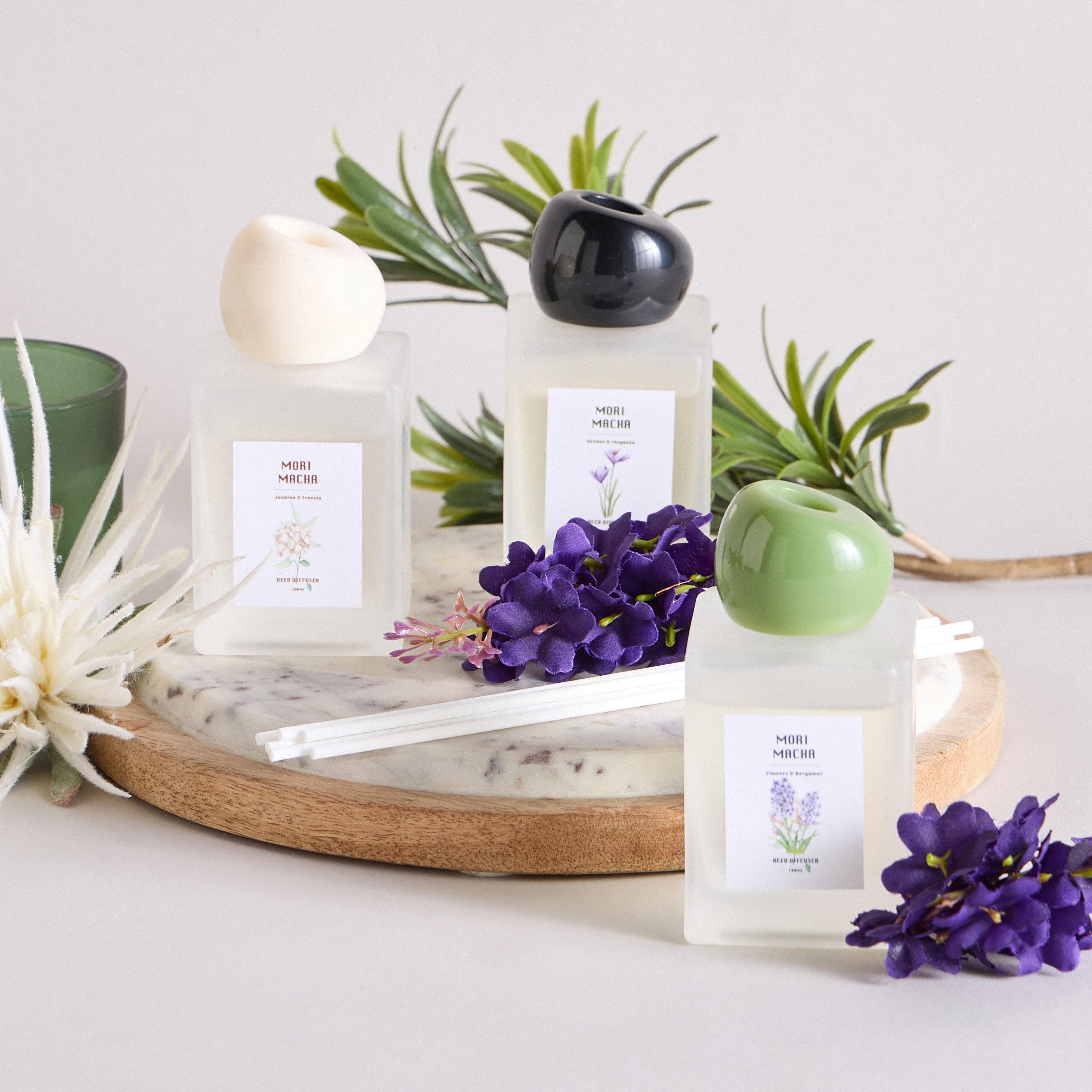 Shop Mori Matcha Vetiver and Magnolia Reed Diffuser - 100 ml Online ...