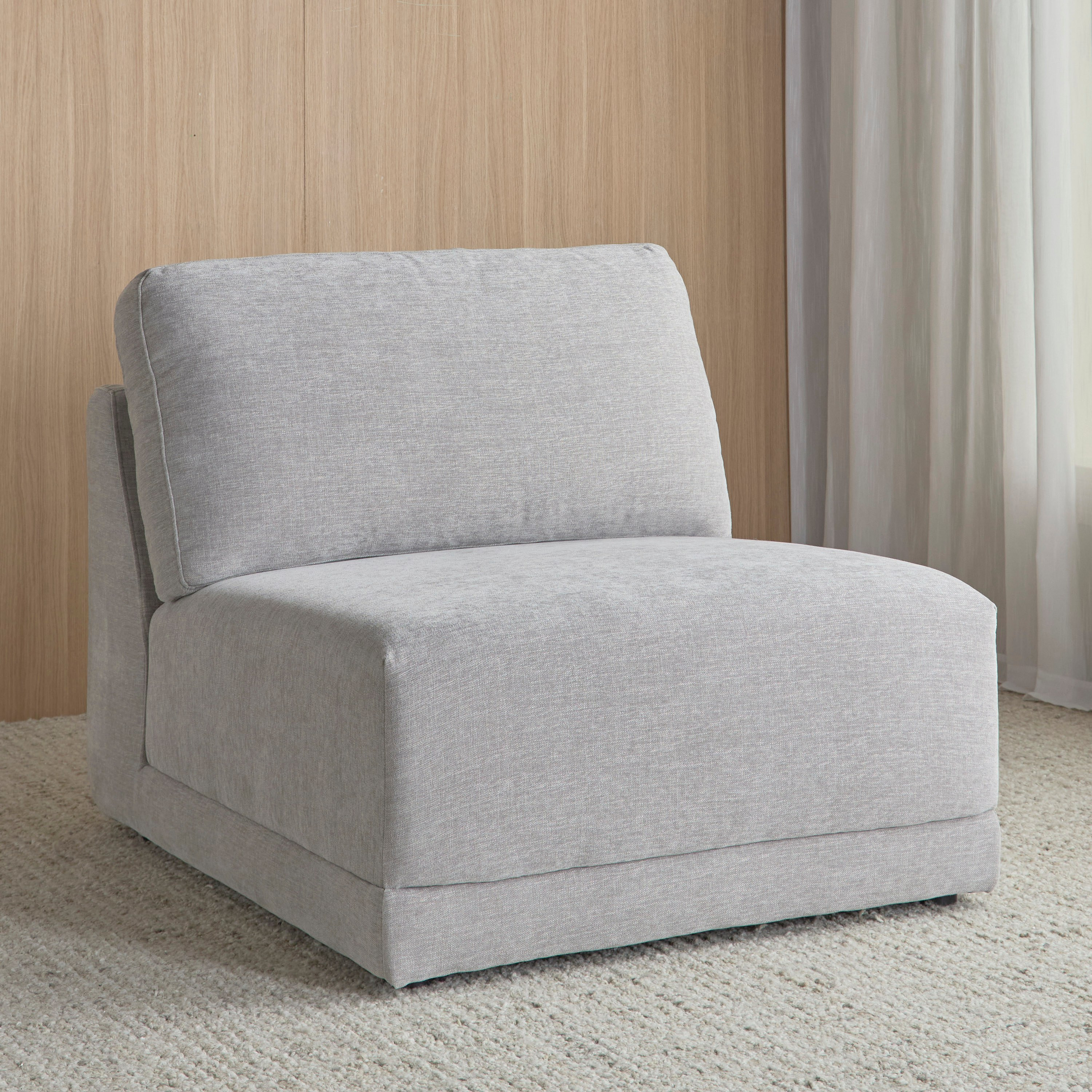 Shop Eterno Plus Fabric Armless Modular Chair | Homecentre Oman