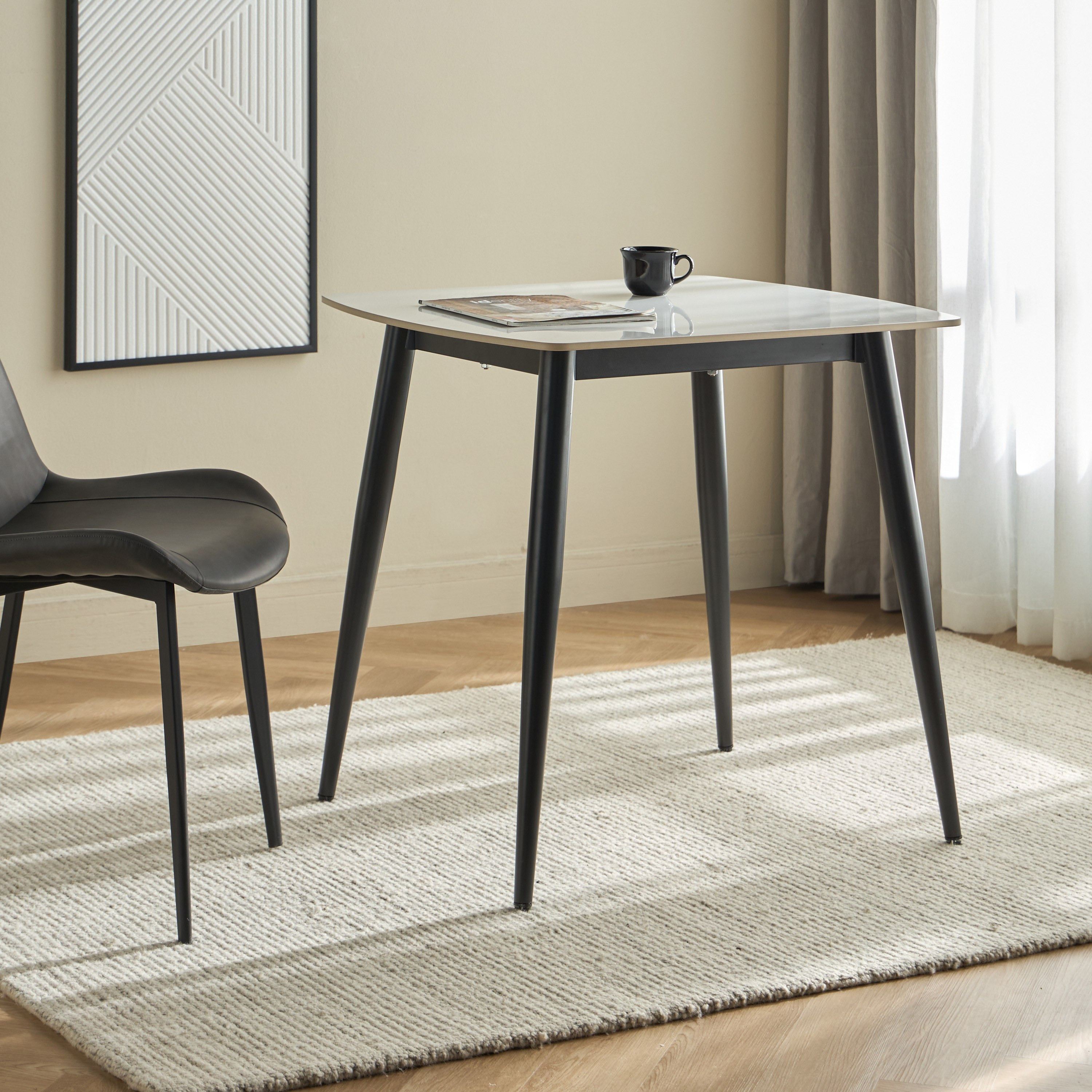 Shop Vinet 2-Seater Ceramic Top Dining Table | Homecentre Qatar