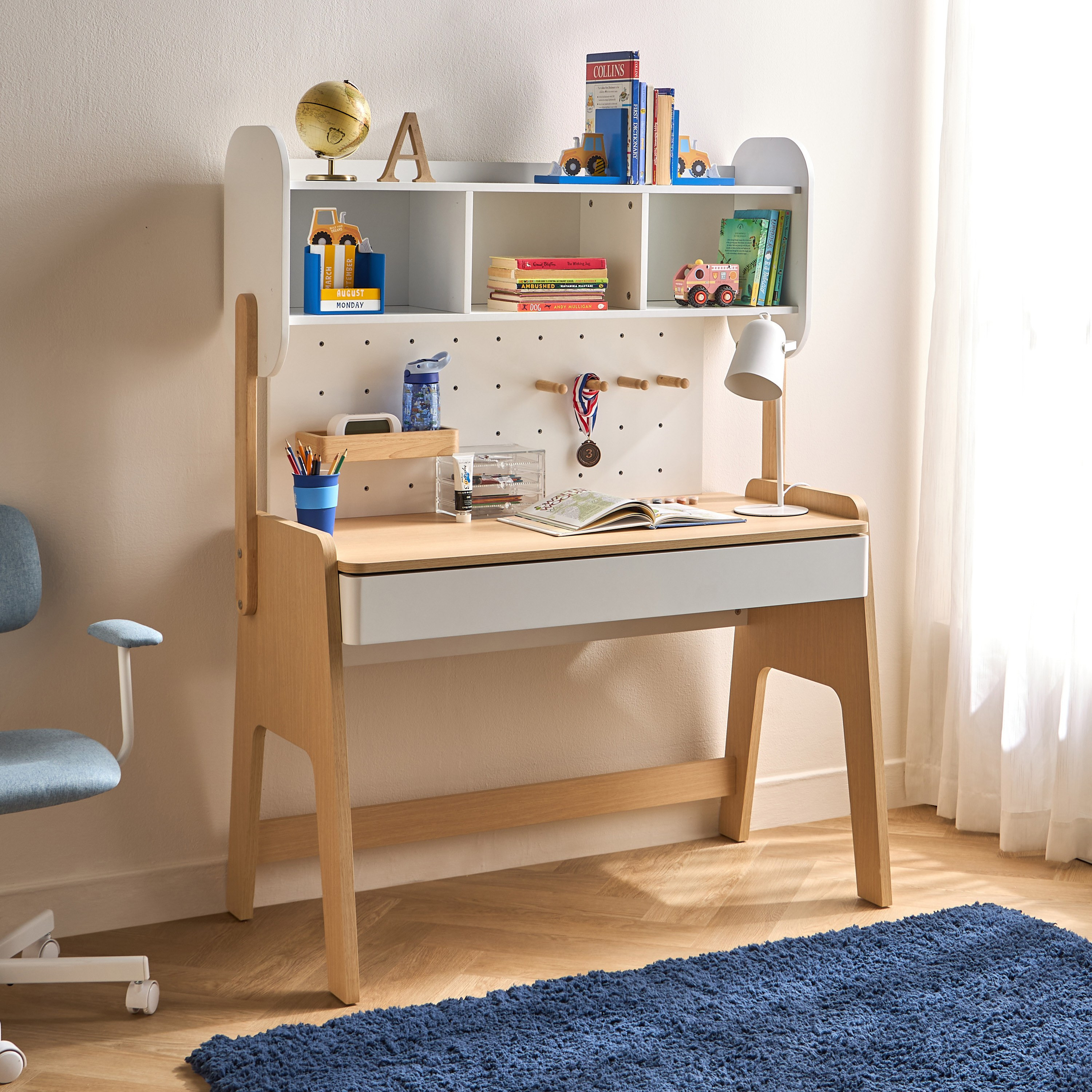 Shop Atlas Study Desk with Hutch | Homecentre Oman