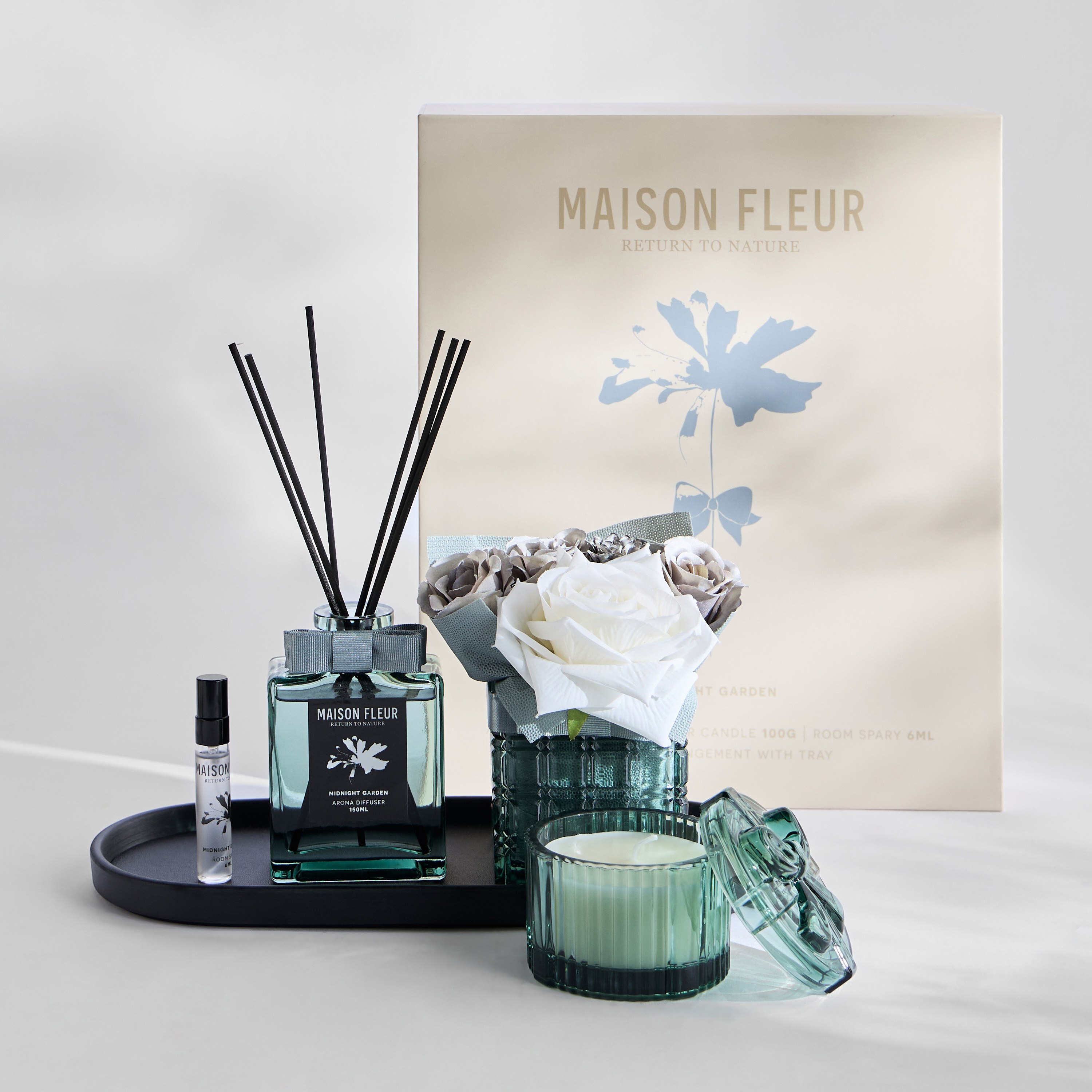 Shop Maison Fleur 5-Piece Midnight Green Fragrance Gift Set Online ...