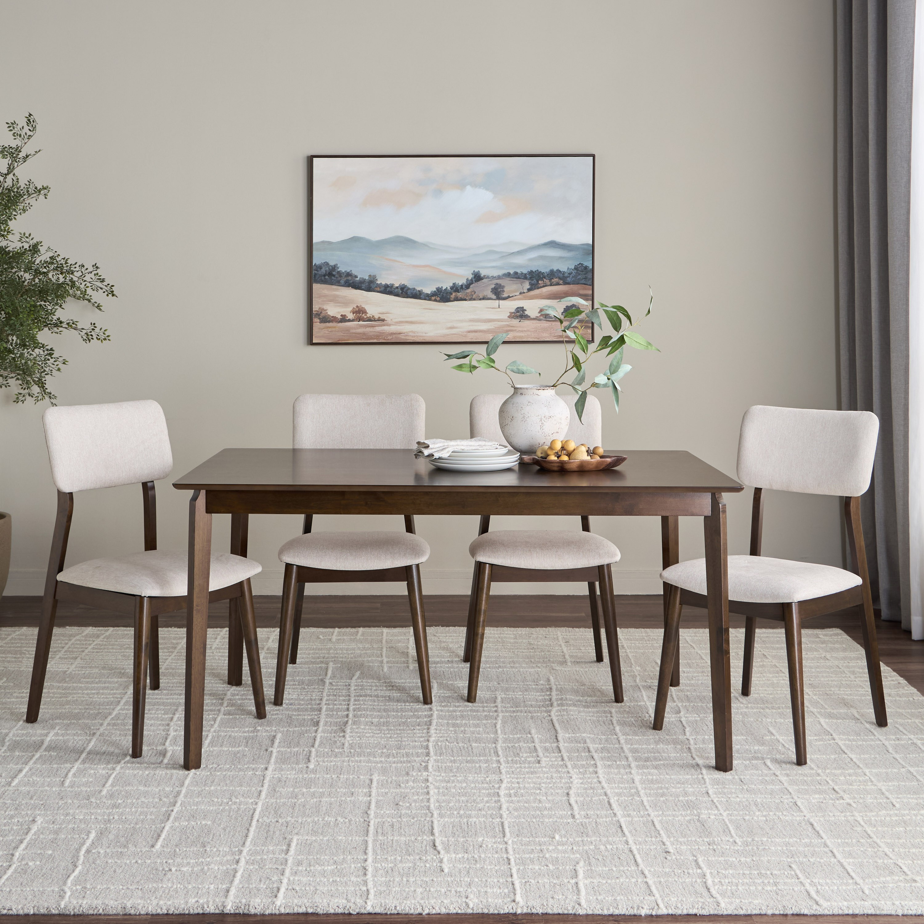 Shop Milton 6-Seater Dining Set | Homecentre Oman