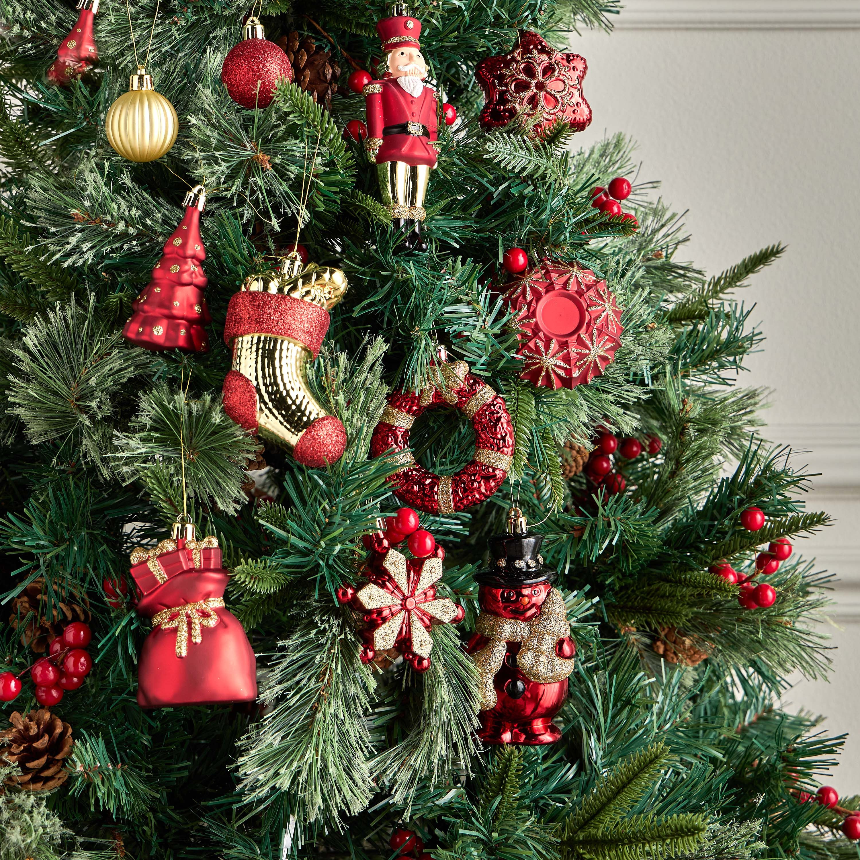 Shop Embellished 14-Piece Hanging Ornament Set Online | Home Centre UAE