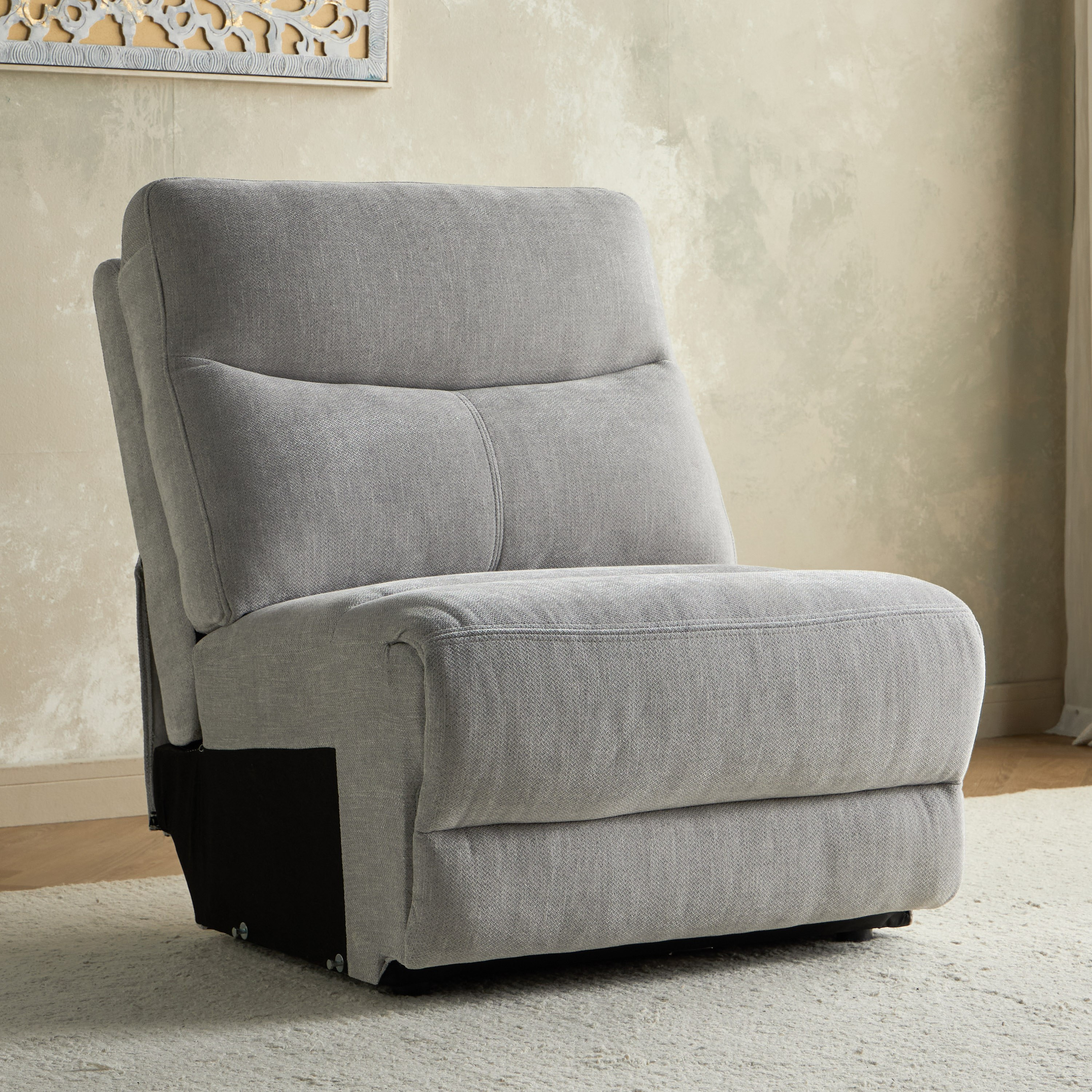 Shop Orion Fabric Armless Modular Chair | Homecentre Oman