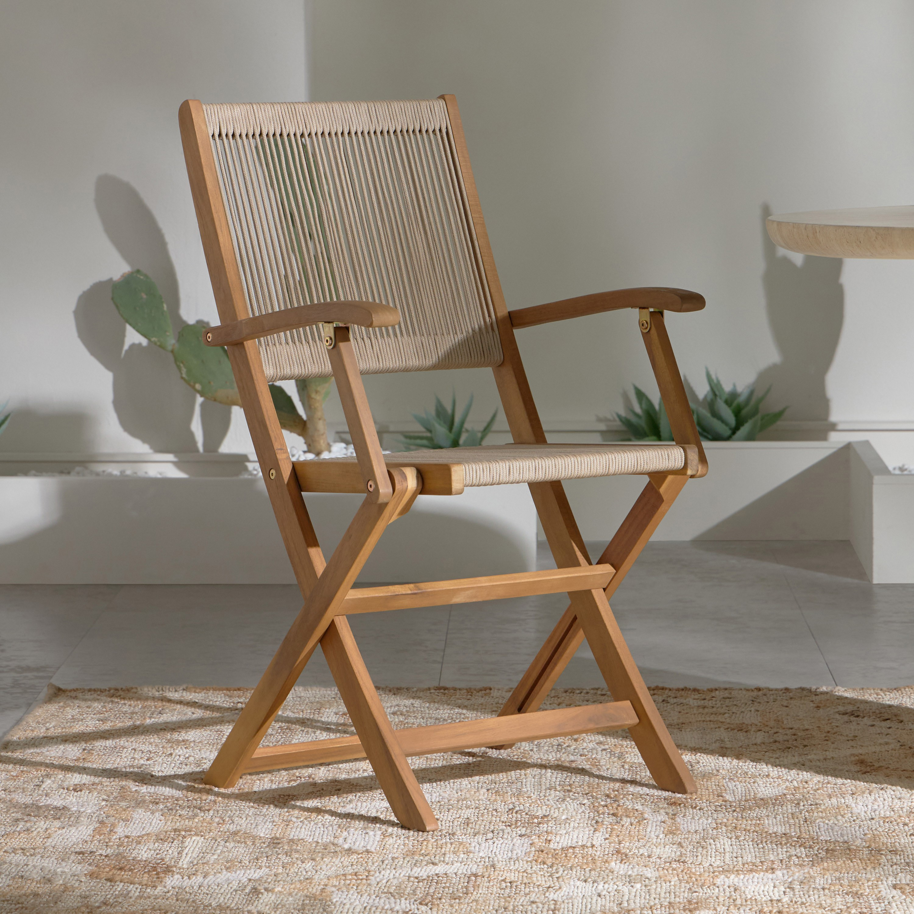 Shop Lazy Saturday Rope Outdoor Dining Chair | Homecentre Oman