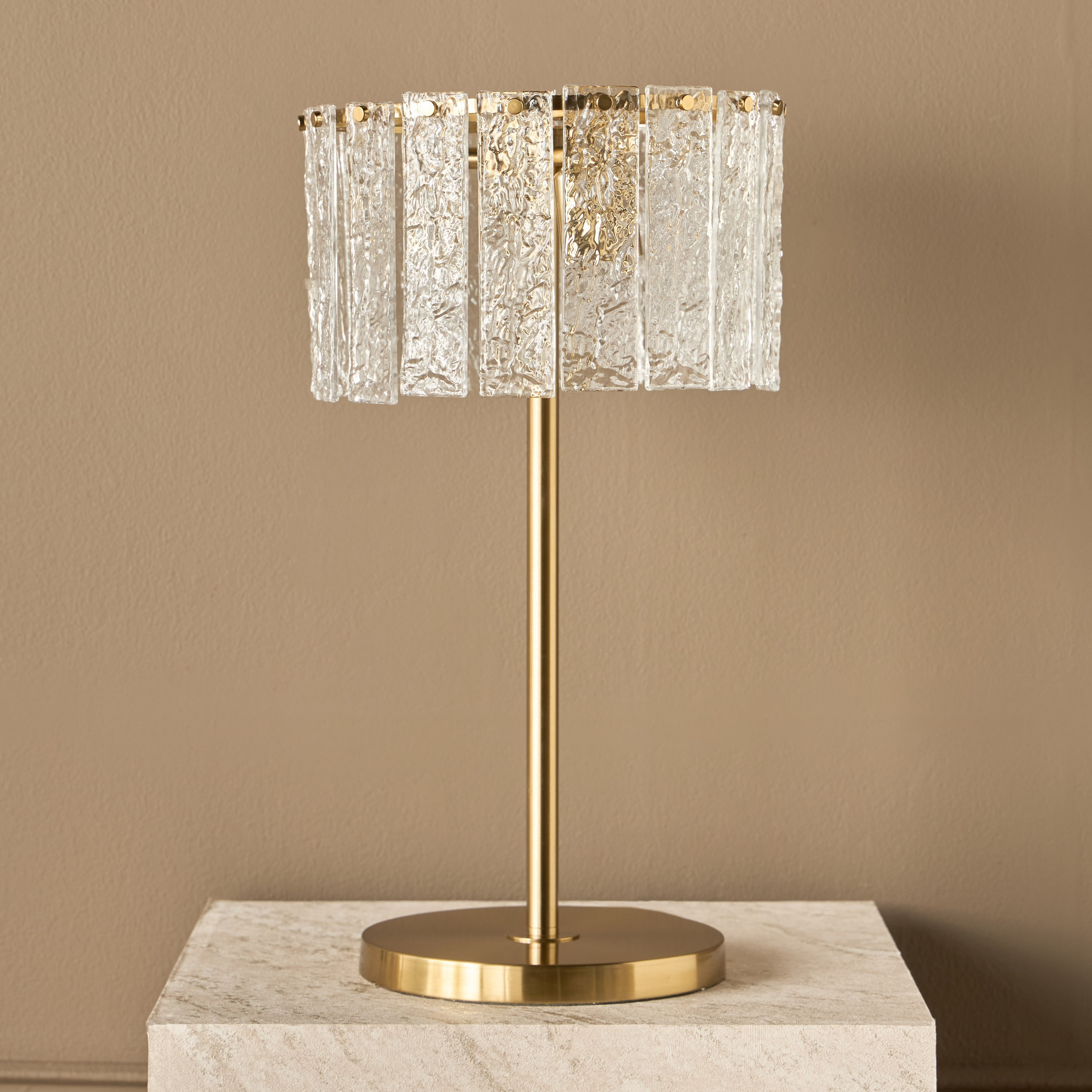 Shop Maggie Glass Table Lamp - 60 cm | Home Centre UAE