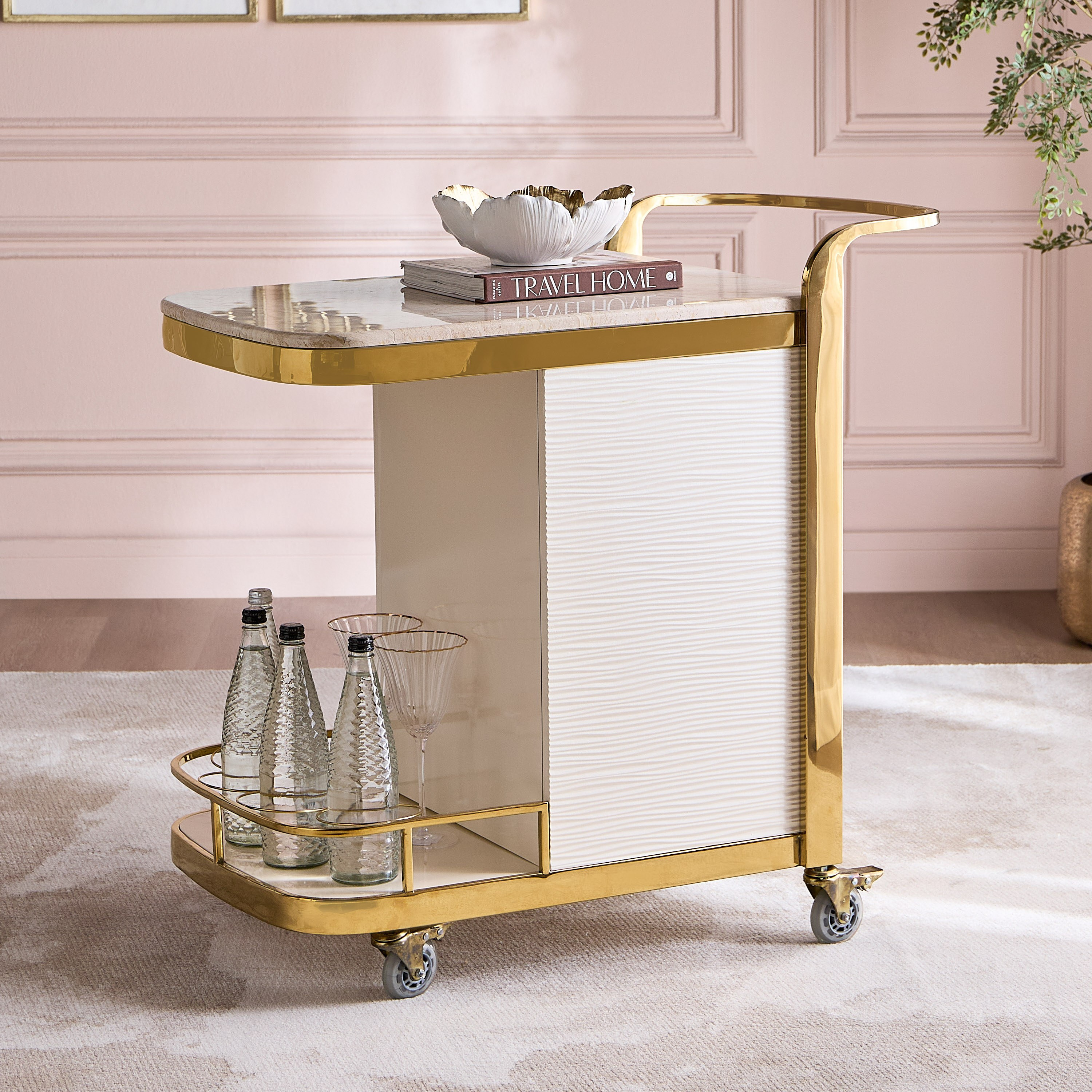 Shop Raqiya Serving Trolley | Home Centre Kuwait