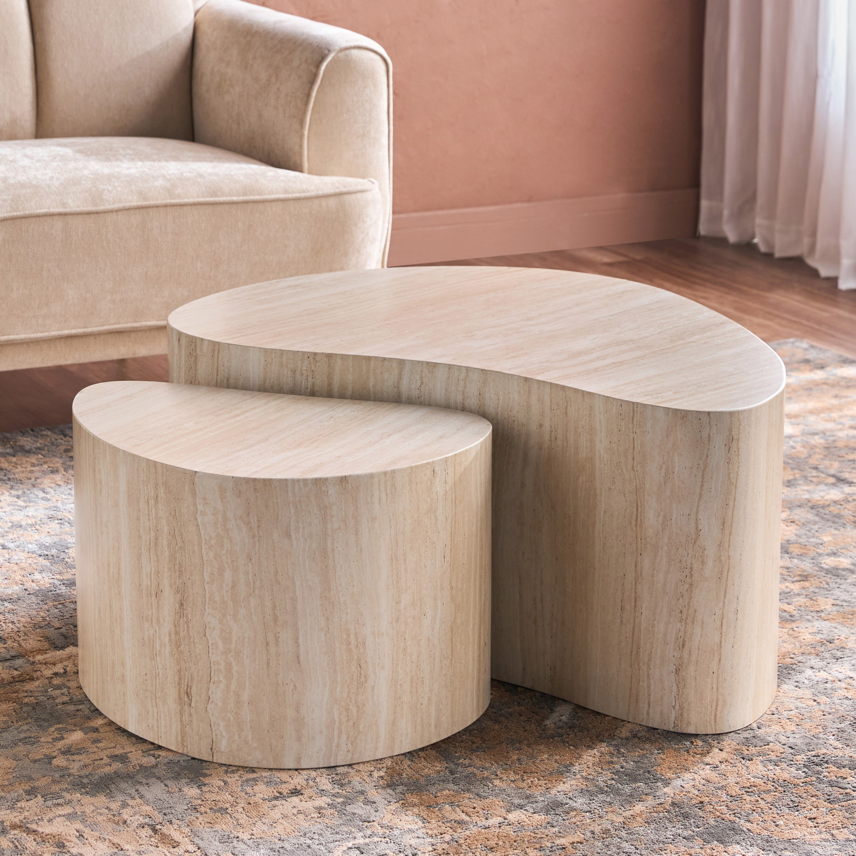 Shop Dice 2-Piece Coffee Table Set | Homecentre Qatar