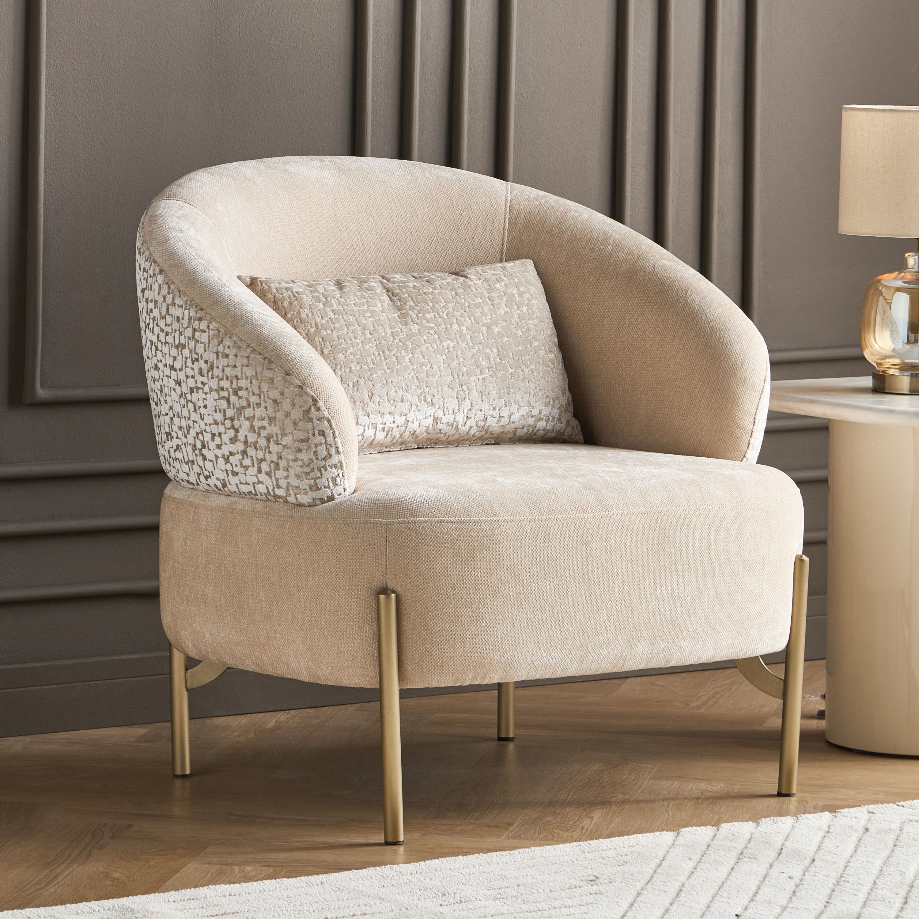 Shop Fanous Fabric Armchair | Homecentre Oman
