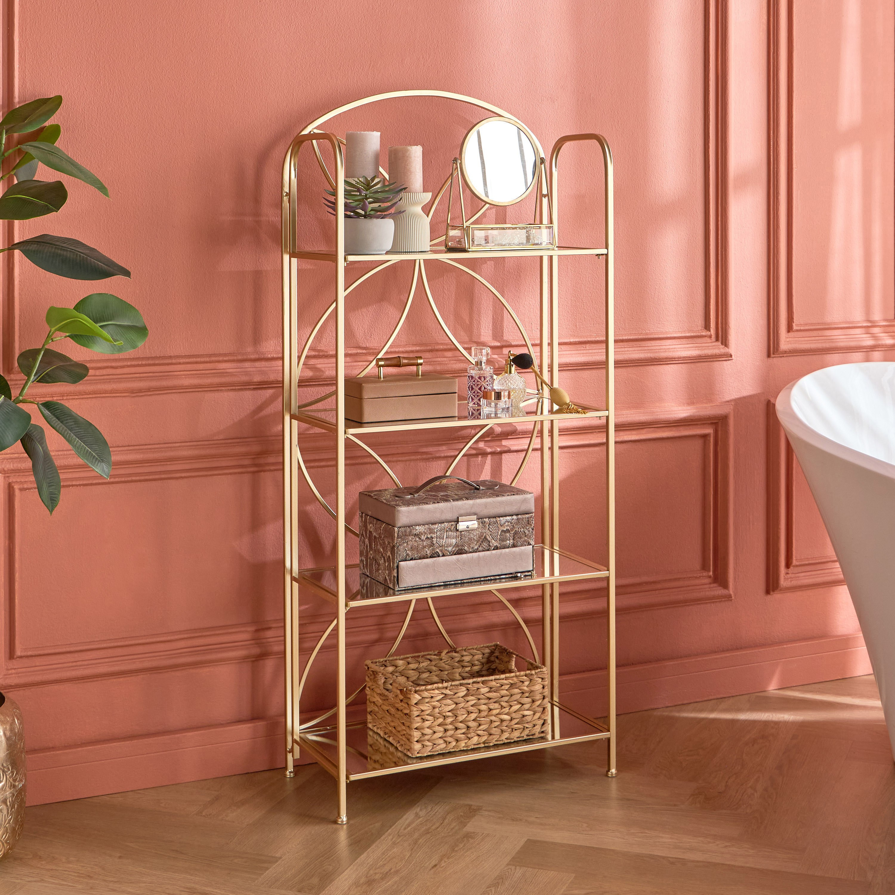 Buy Seema 4-Tier Storage Rack - 30x60 cm Online | Centrepoint UAE