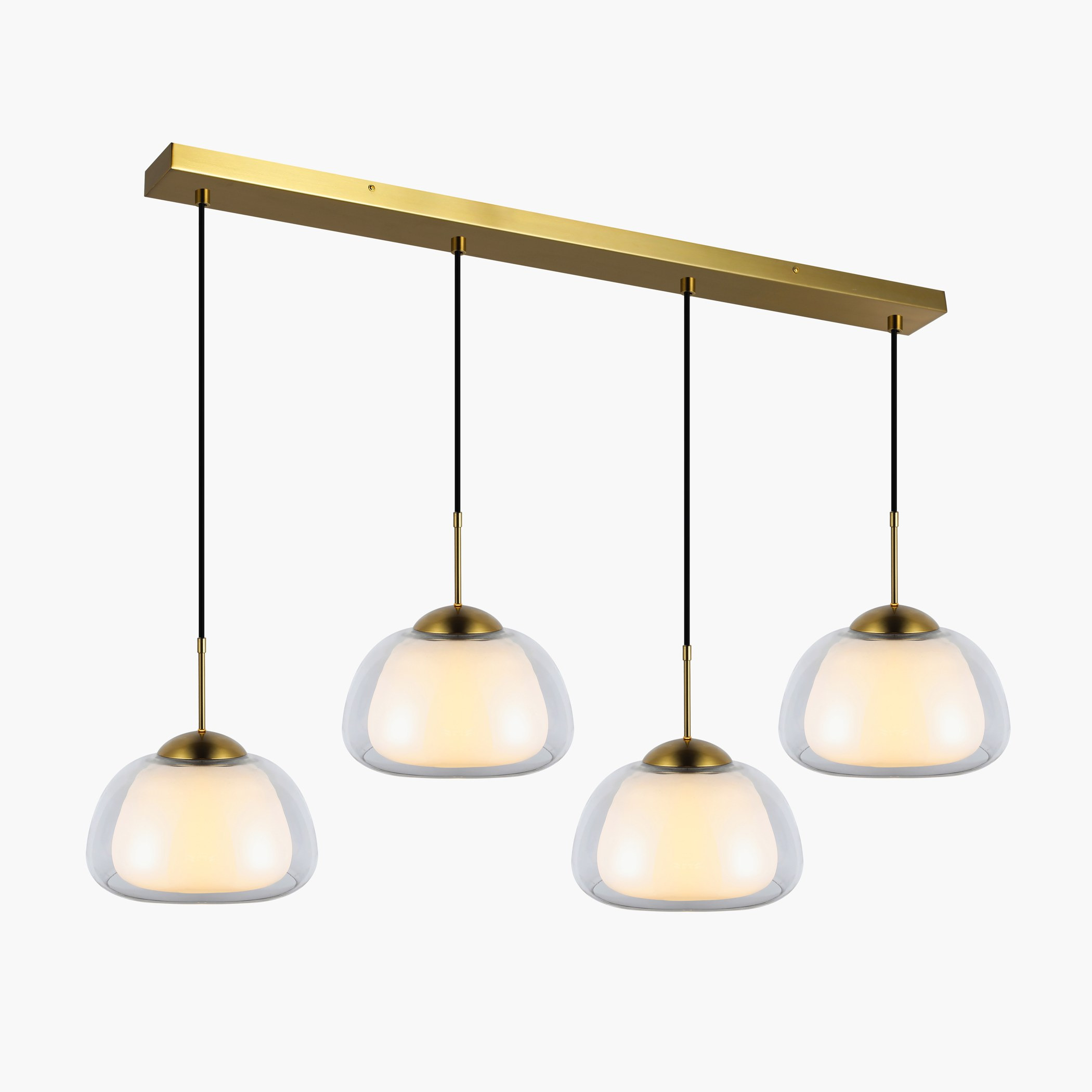 Shop Saskia 4-Light Glass Pendant Lamp | Homecentre Egypt