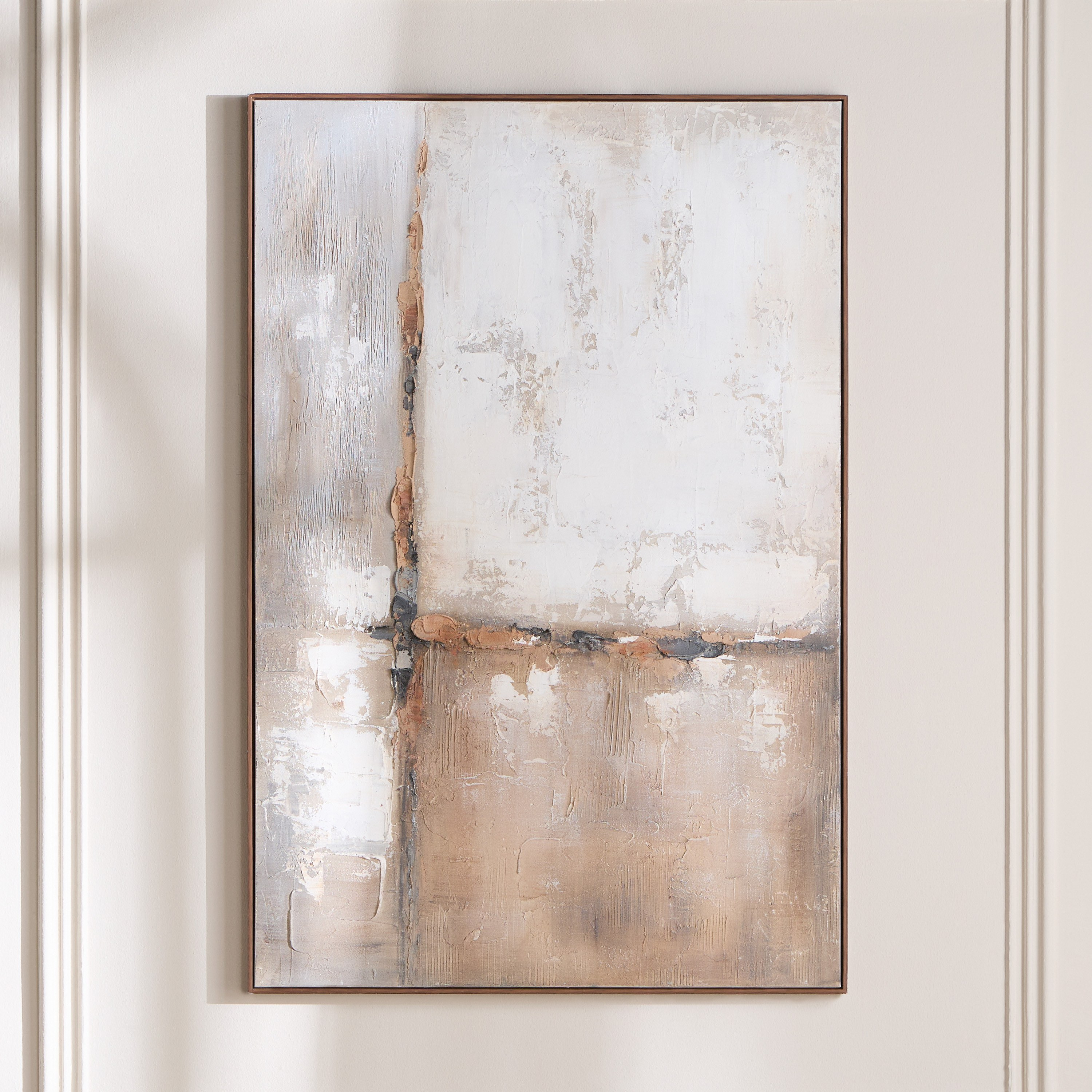 Shop Adamus Hand-painted Framed Canvas Wall Art - 100x150 cm | Home ...