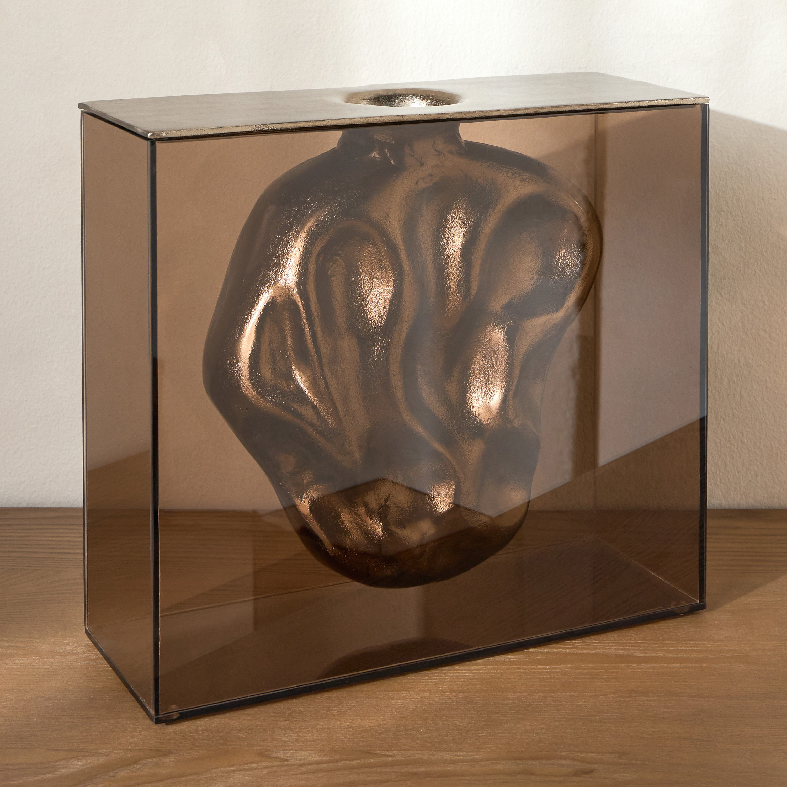 Shop Dahab Metal Floating Vase - 36 cm Online | Home Centre UAE