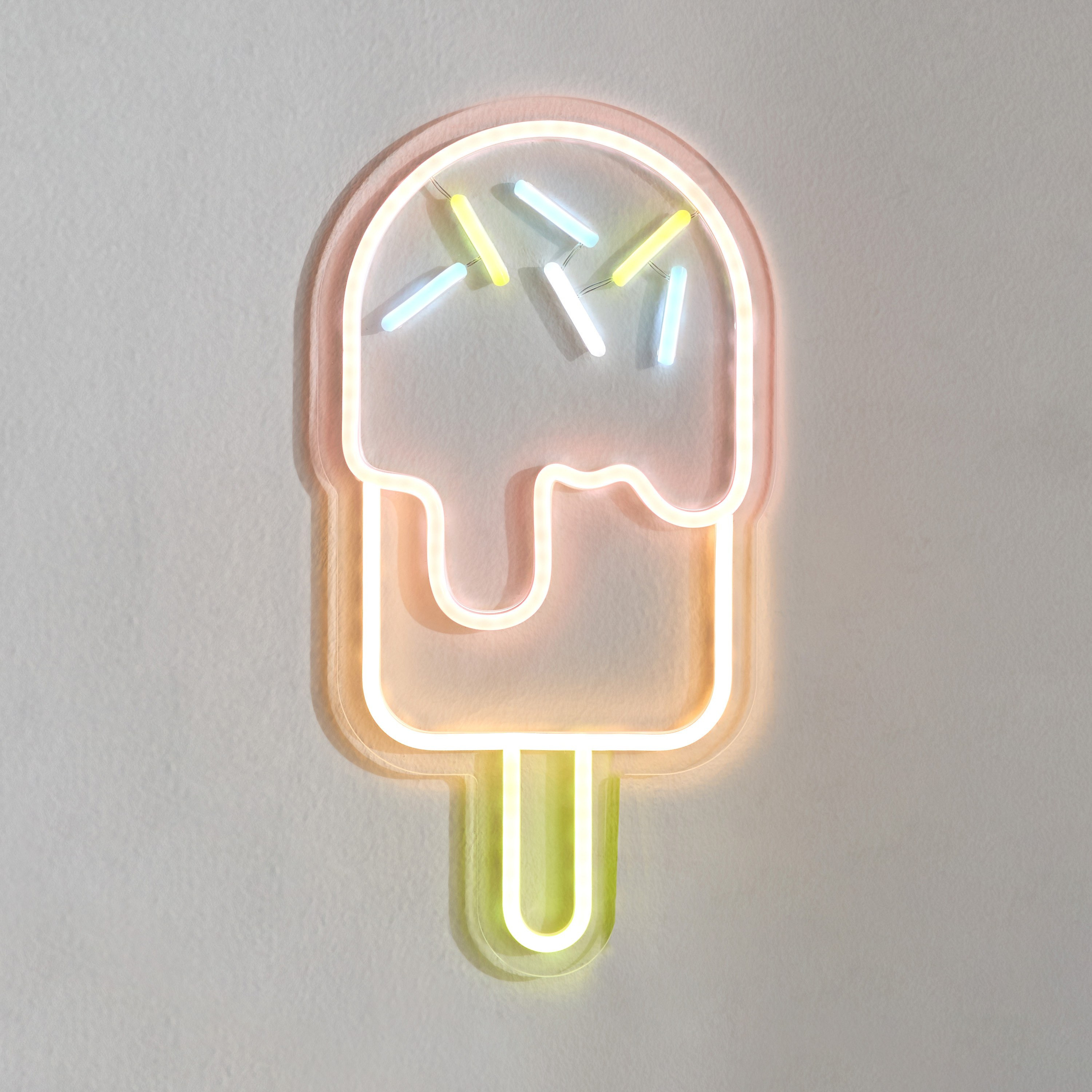Shop Ice Cream Shaped USB Operated Neon LED light | Home Centre Qatar