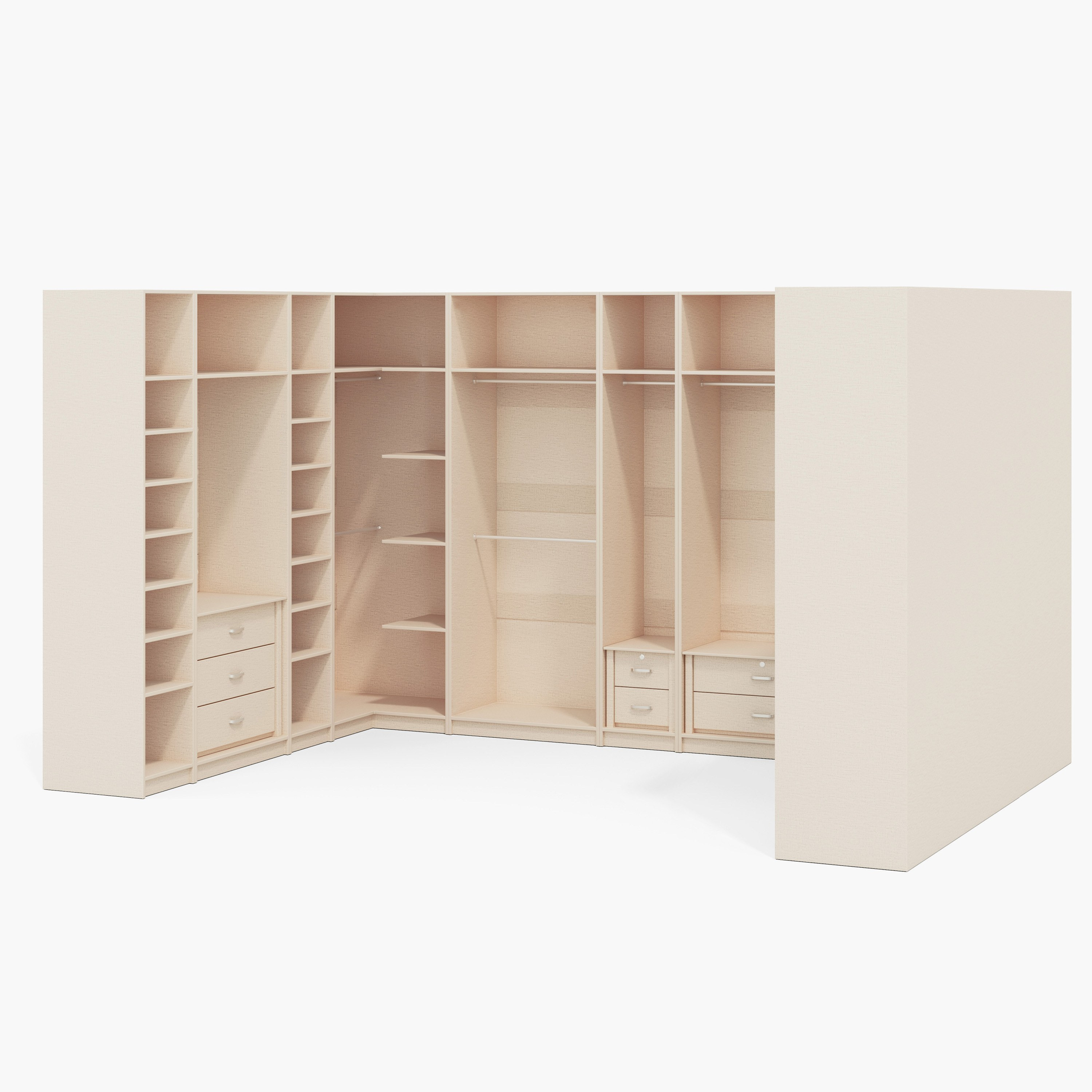 Shop Continental Box U-Shaped Walk-In Closet | Home Centre KSA