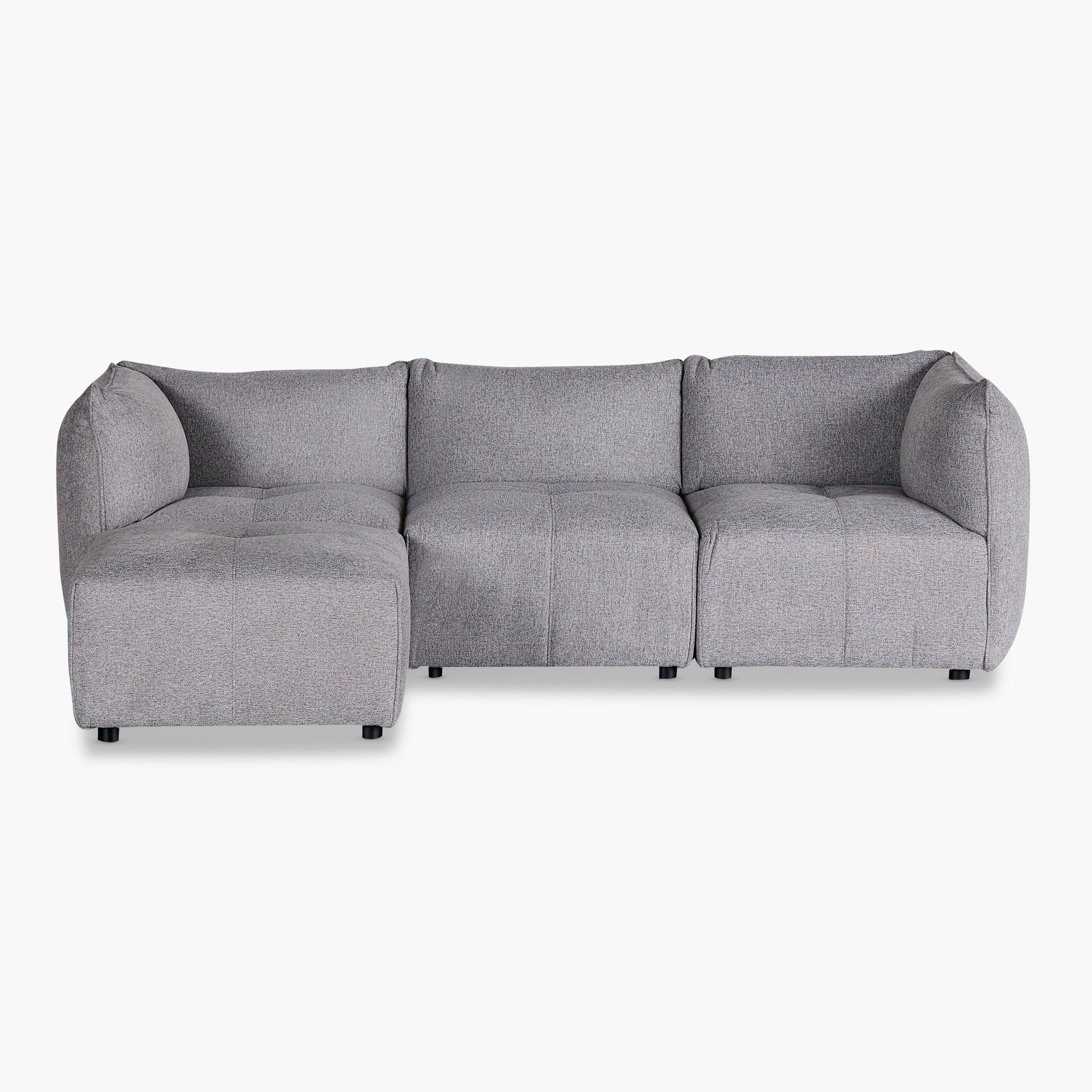 Shop Levin 3 Seater Sofa with Ottoman | Home Centre UAE